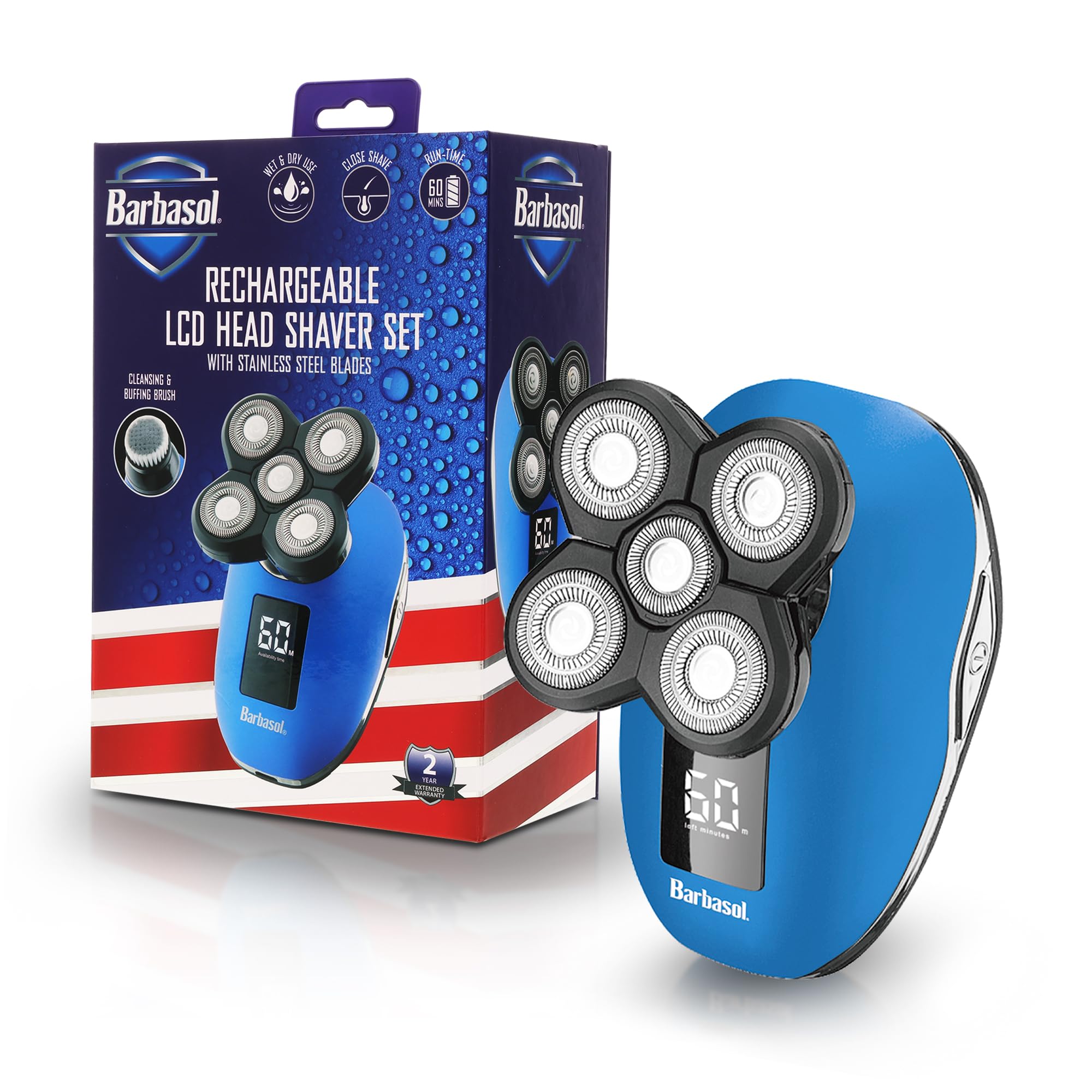 Amazon.com: Barbasol Signature Series Rechargeable Wet and Dry Rotary ...