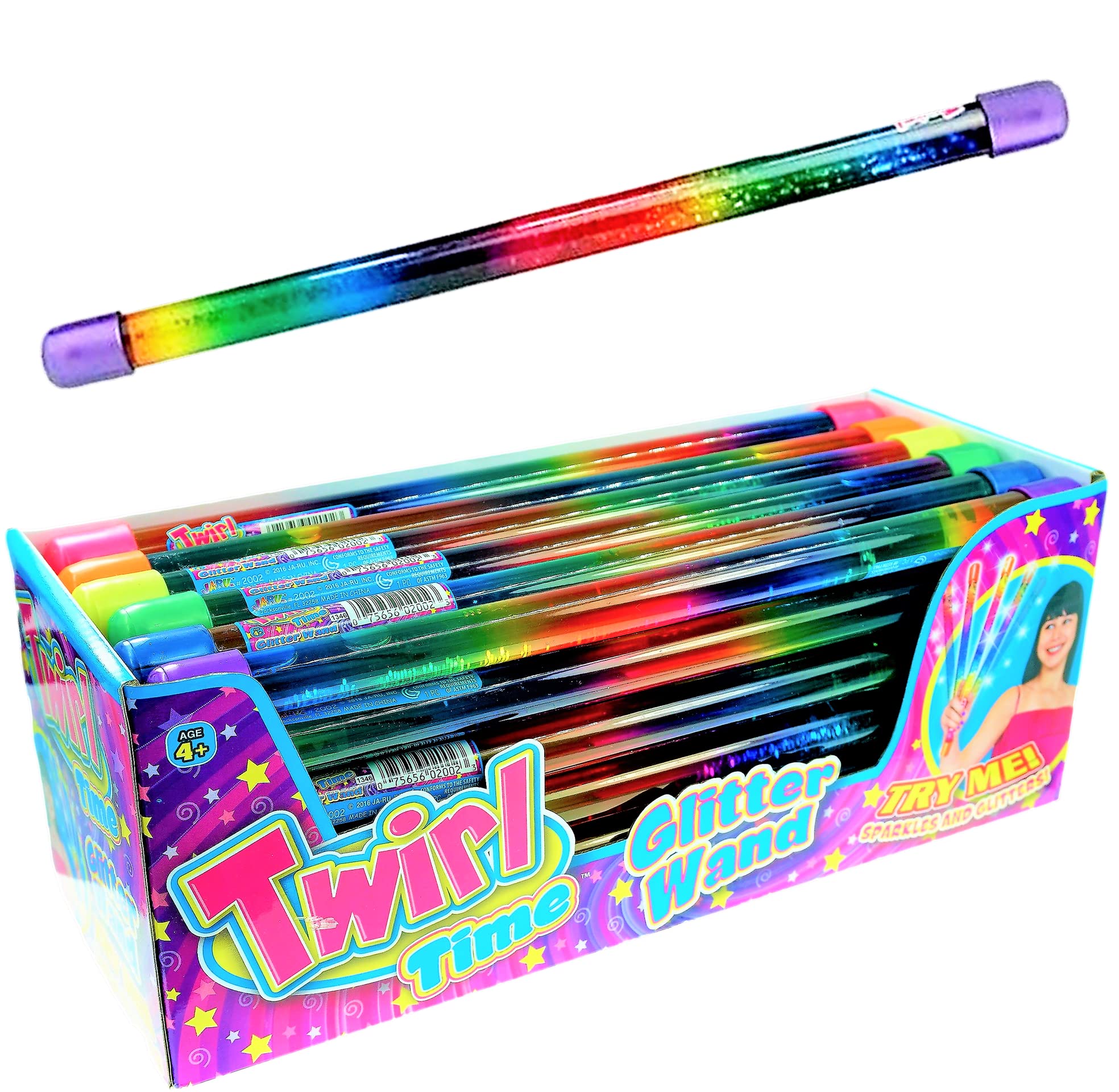Snapklik.com : JA-RU Glitter Wand - Twirling Baton For Kids