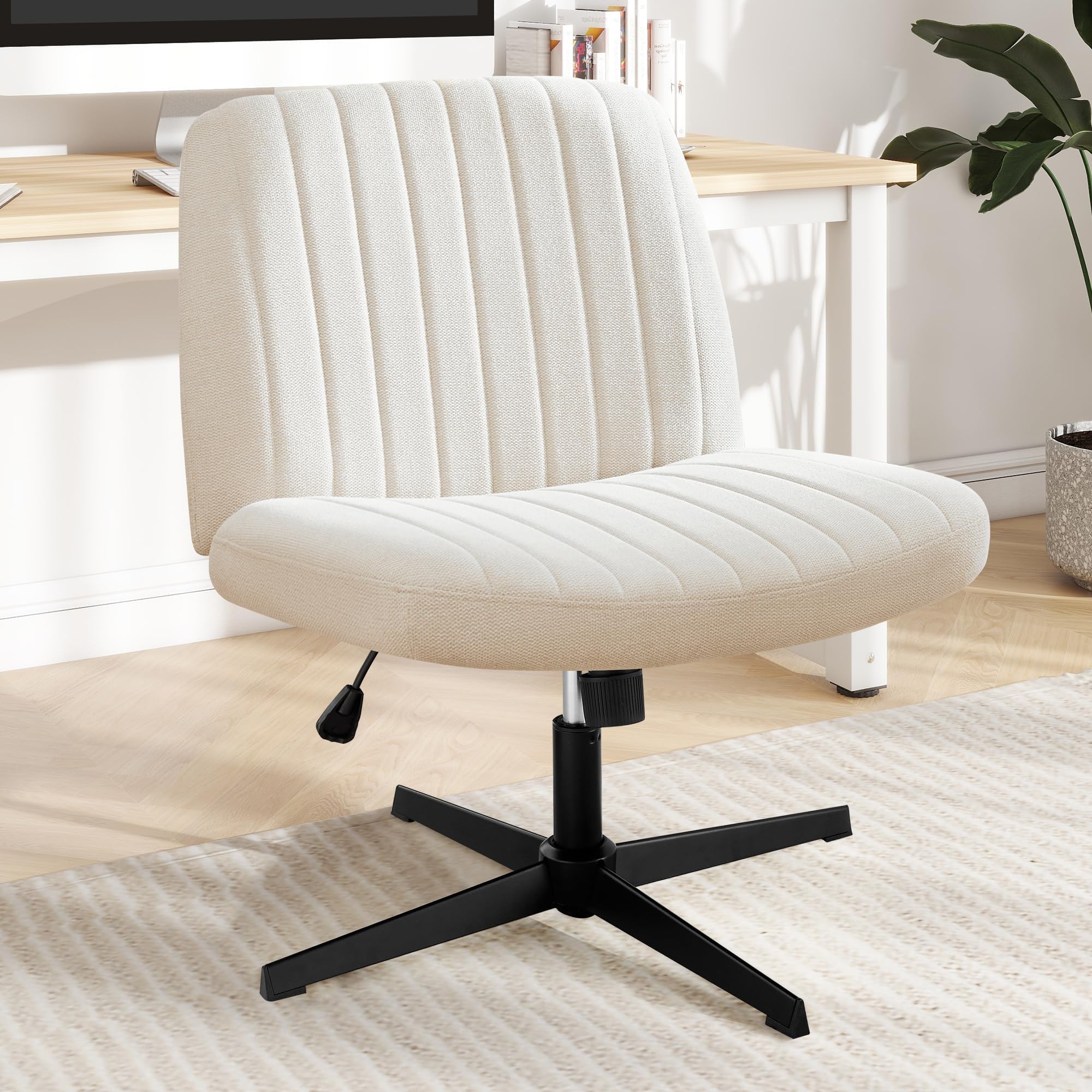 Amazon.com: Orange Factory Criss Cross Chair No Wheels Comfy Cross ...