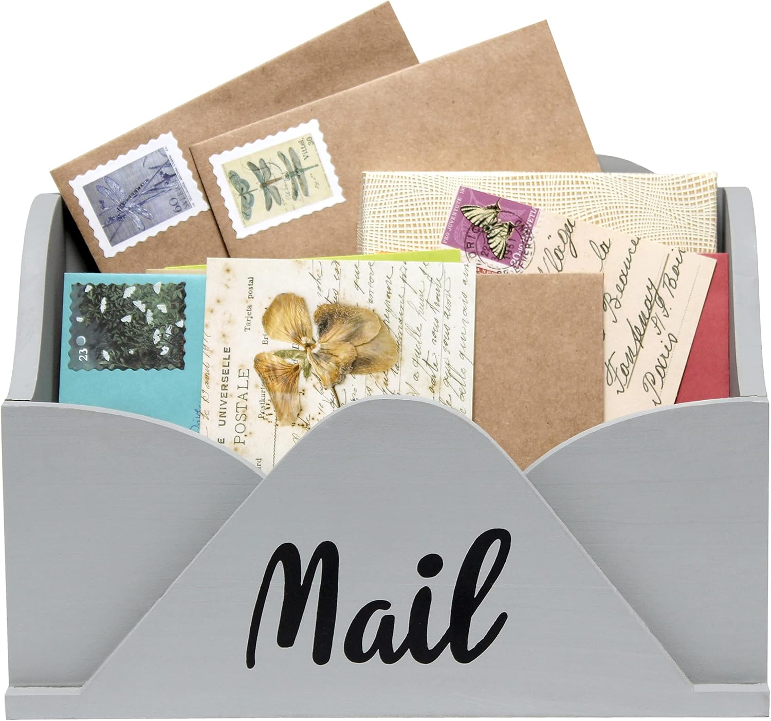 Amazon.com: Elegant Designs HG2020-GRY Homewood Farmhouse Wooden ...