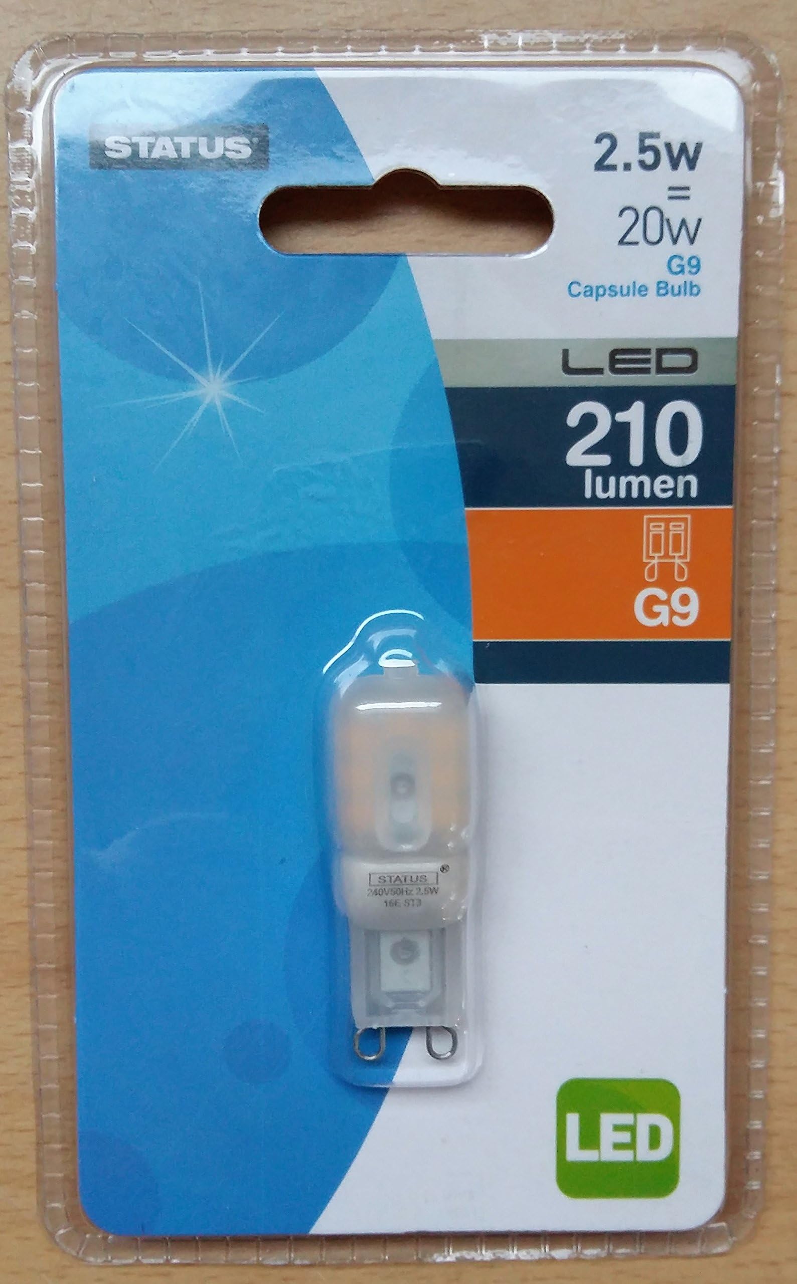 Maxim 2W/20W LED G9 Capsule Light Bulb Daylight Packs of 2/4/10 (Pack ...