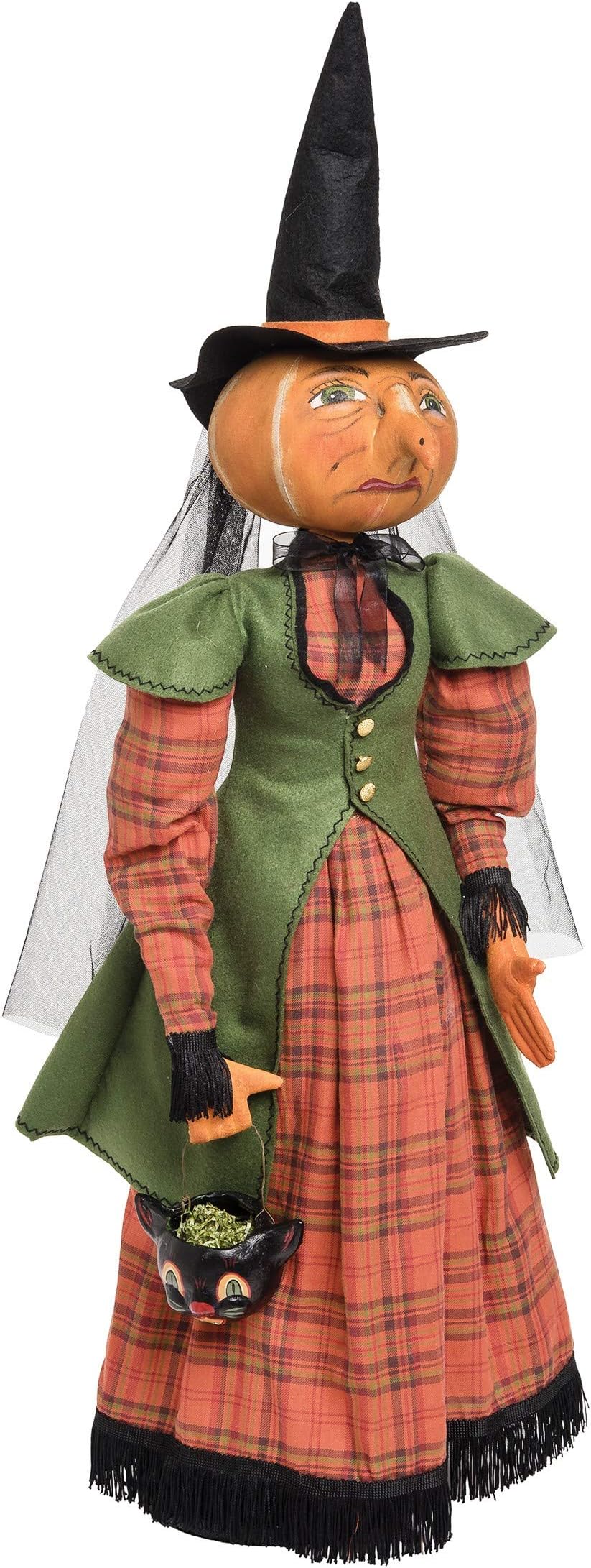 Amazon.com: GALLERIE II Halloween Obadiah Pumpkin Harvest Large Folk ...
