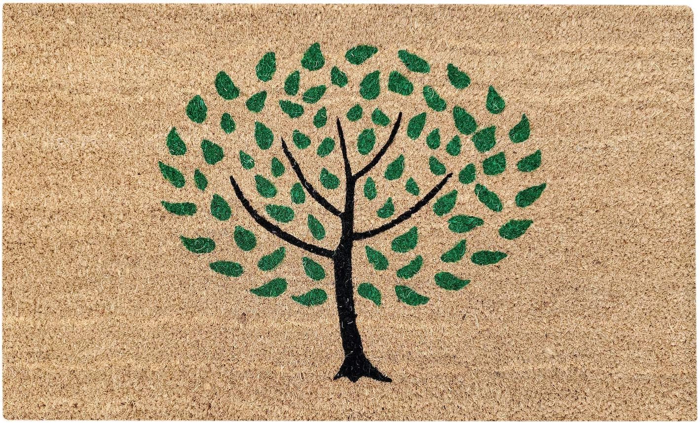 Amazon.com: TAR HEEL MARKETPLACE Natural Coir Non Slip Tree Floor ...