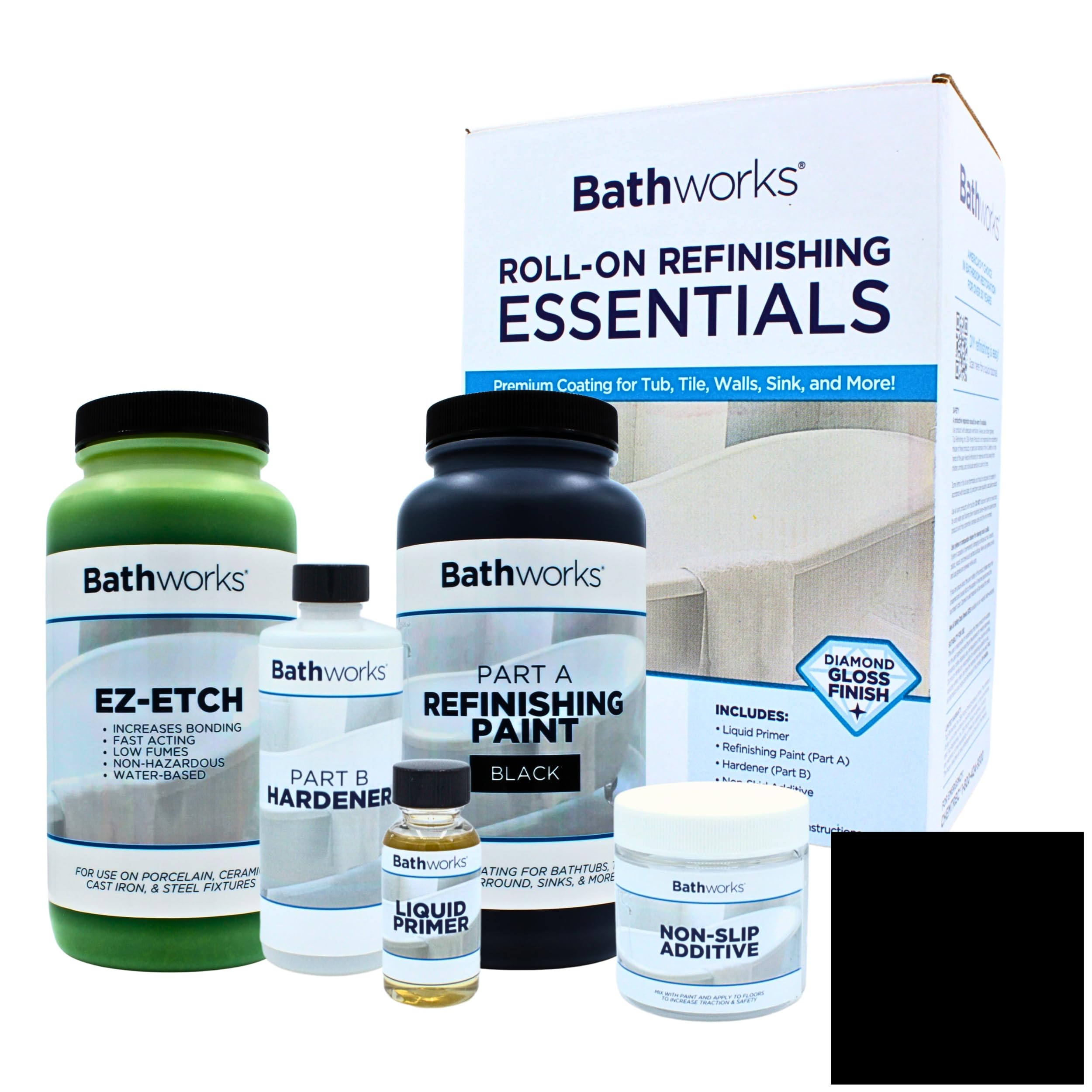 Bathtub Refinishing Kit Bathworks White Bathworks EZ Etch Tub ...