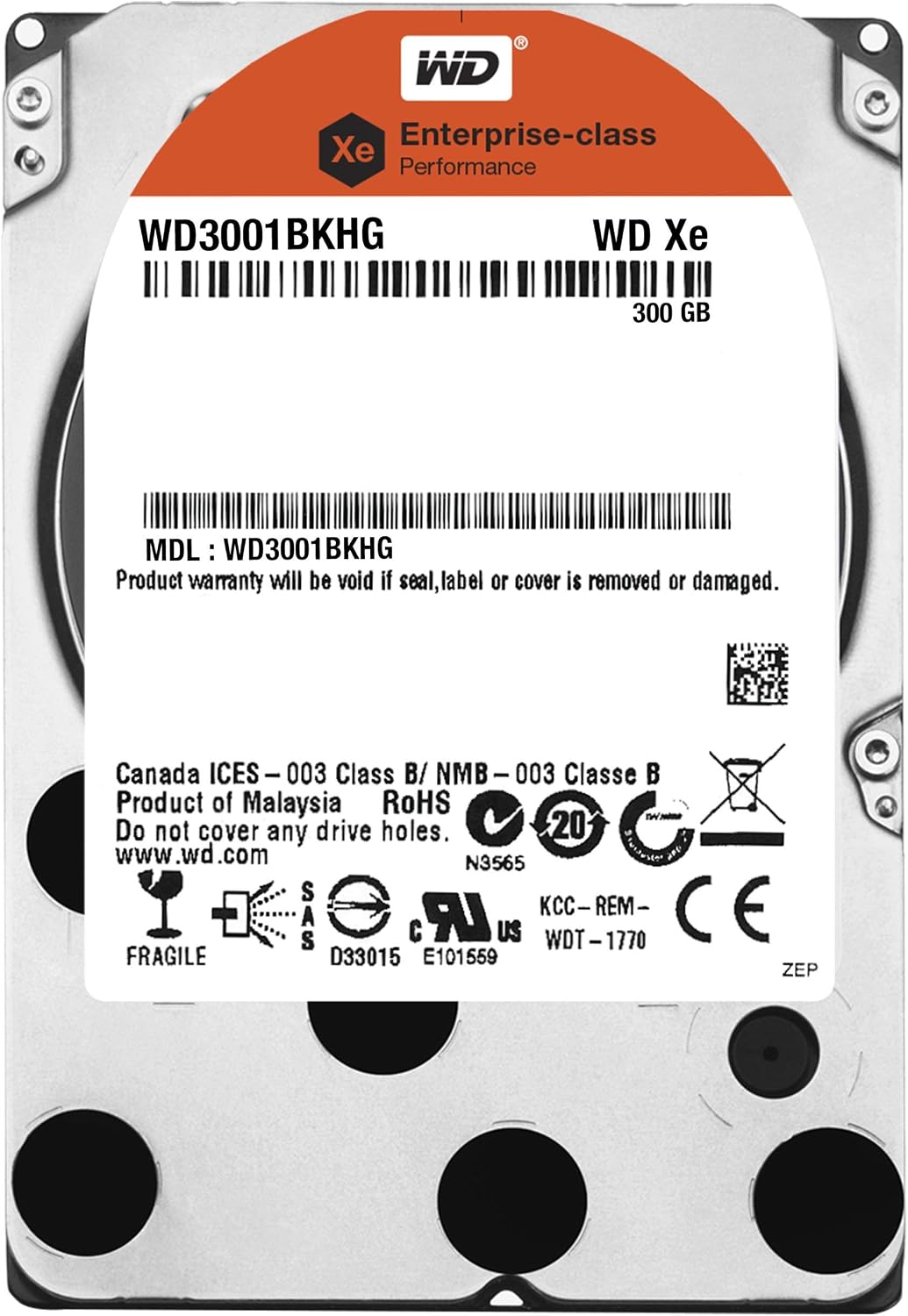 Amazon.com: Western Digital WD3001BKHG - Western Digital 300GB 2.5" SAS ...