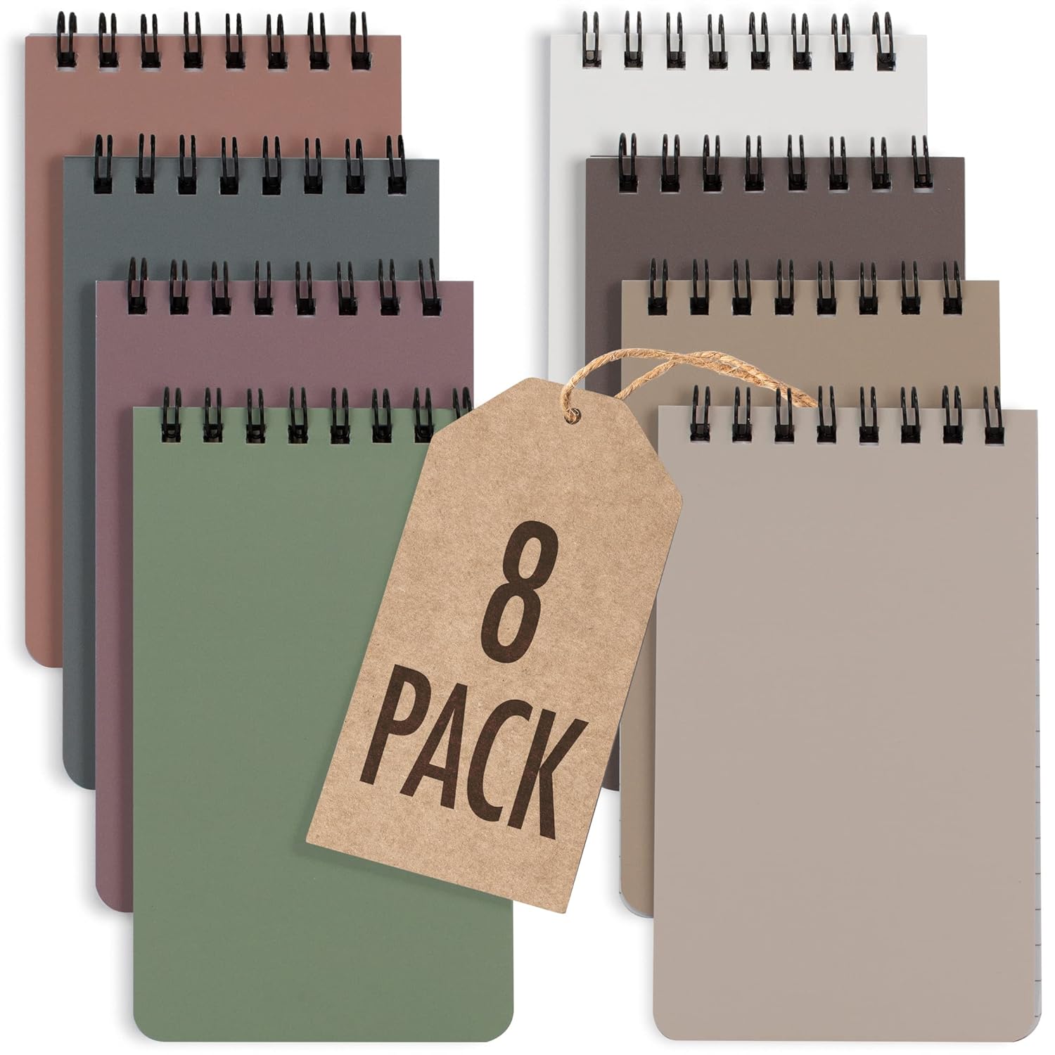 ZICOTO Beautiful Pocket Notebooks 3x5 Set of 8 - Perfect To Organize ...