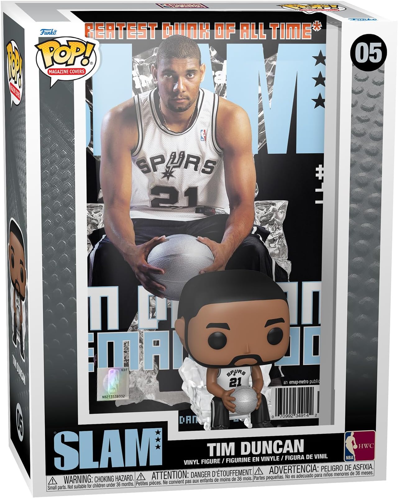 Funko Pop! NBA Cover: Slam – Lebron James - Figura de Vinilo ...