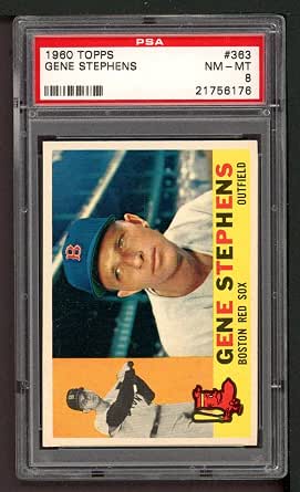 Amazon.com: 1960 Topps # 363 Gene Stephens Boston Red Sox (Baseball ...