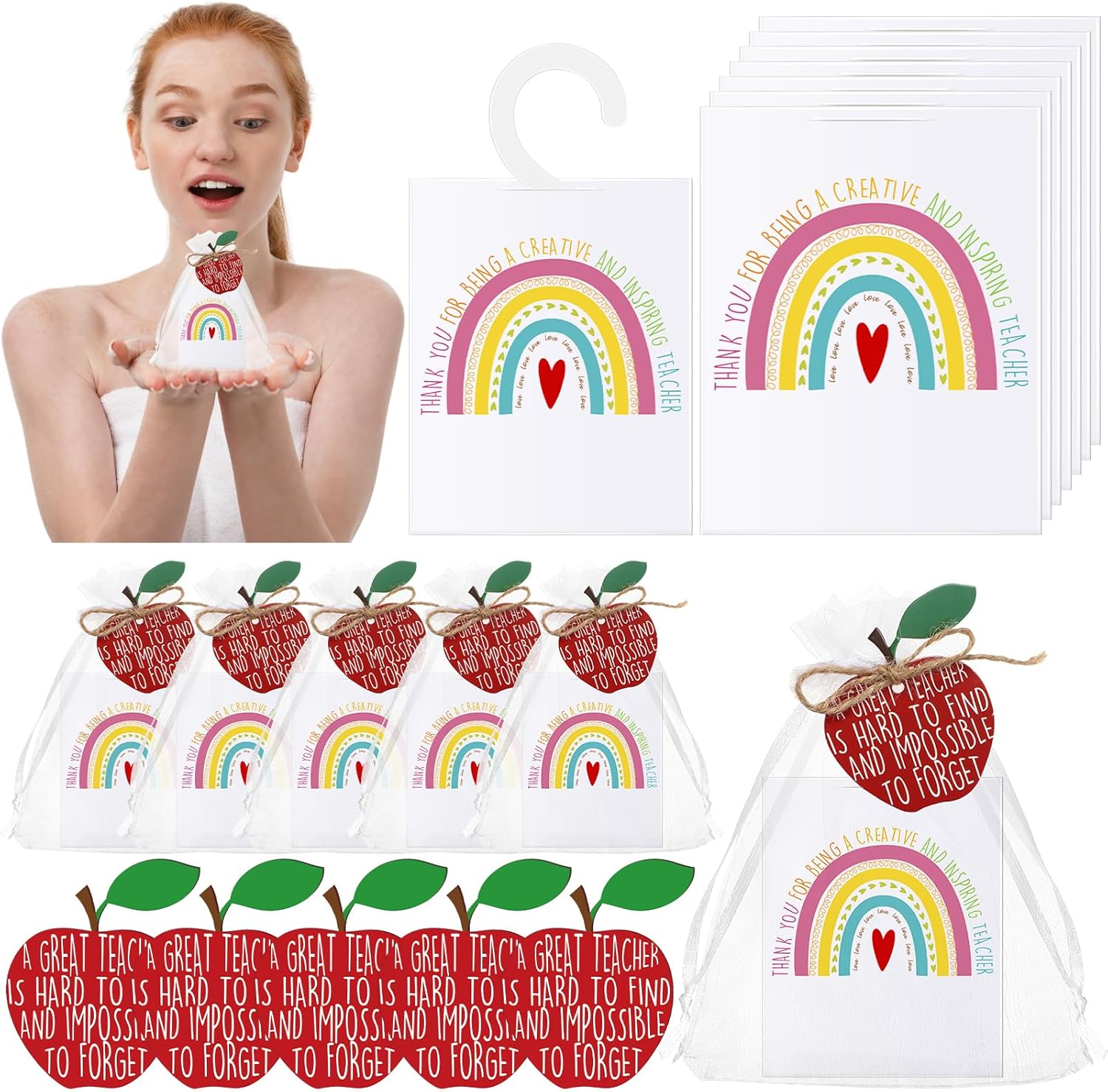 Amazon.com: Dimsile 20 Set Teacher Appreciation Gifts Scented Sachets ...