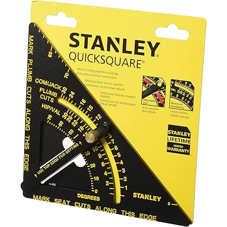 Amazon.com: Stanley 46-053 Premium Adjustable Quick Square Layout Tool ...