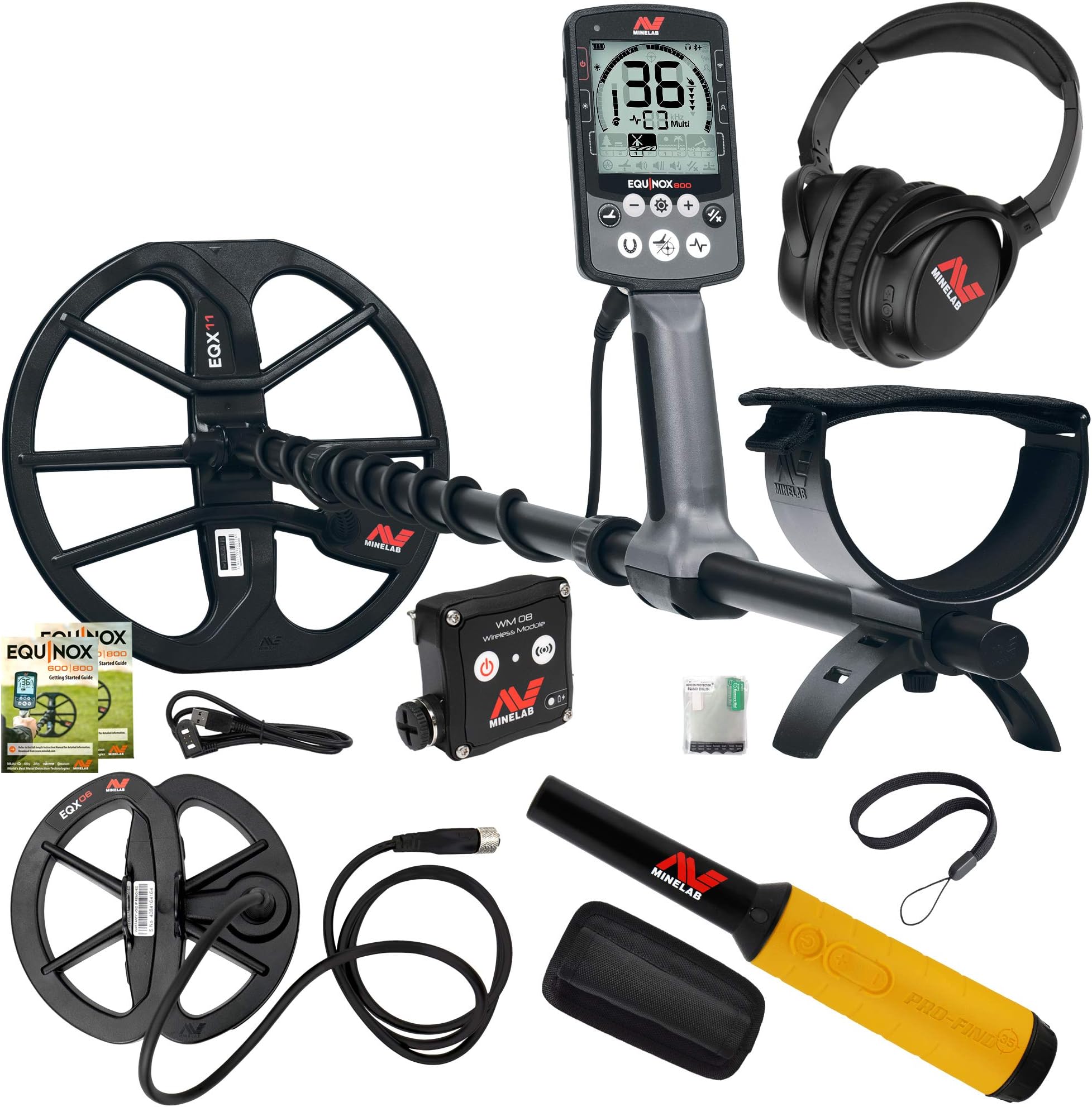 Amazon.com : Minelab Equinox 800 Metal Detector with 15" Coil and Pro ...