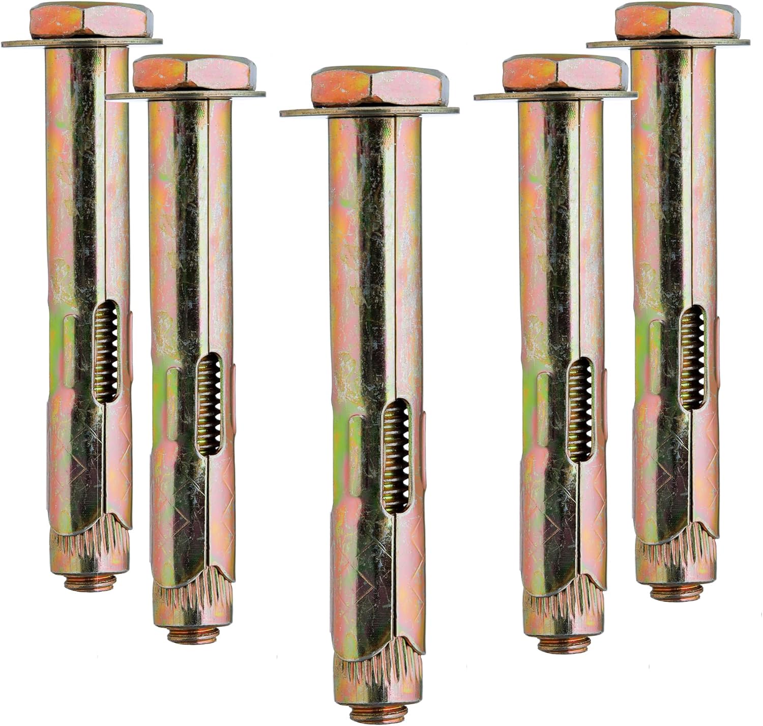 YoiYee M8 Expansion Bolts, Heavy Duty Anchors for Concrete and Masonry ...