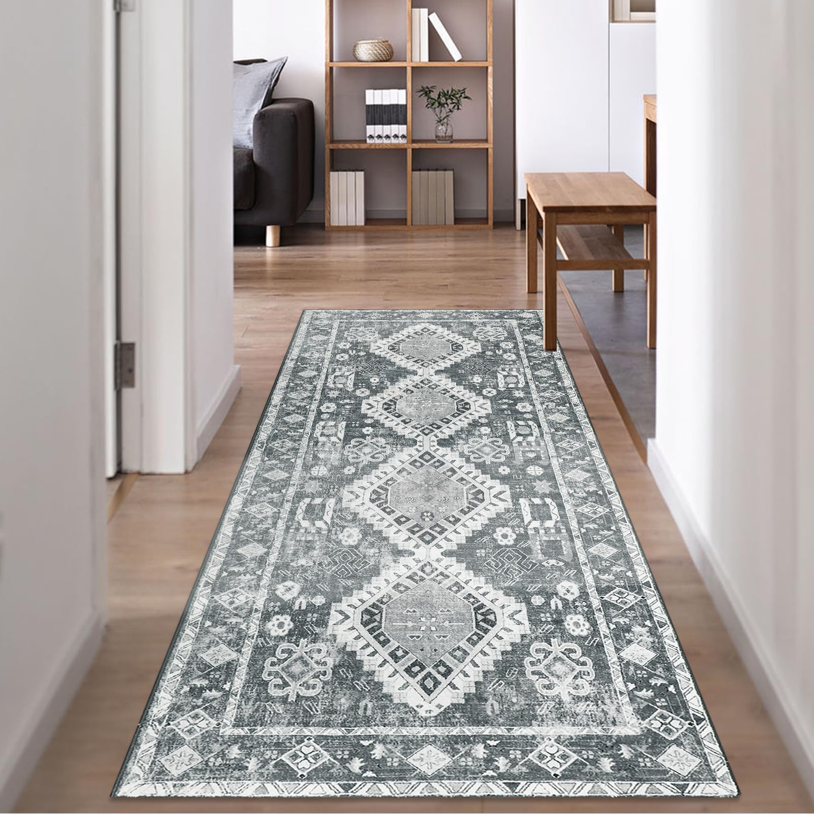 Famibay Carpet Runners for Hallways 80x200cm Kitchen Runner Rugs Non ...
