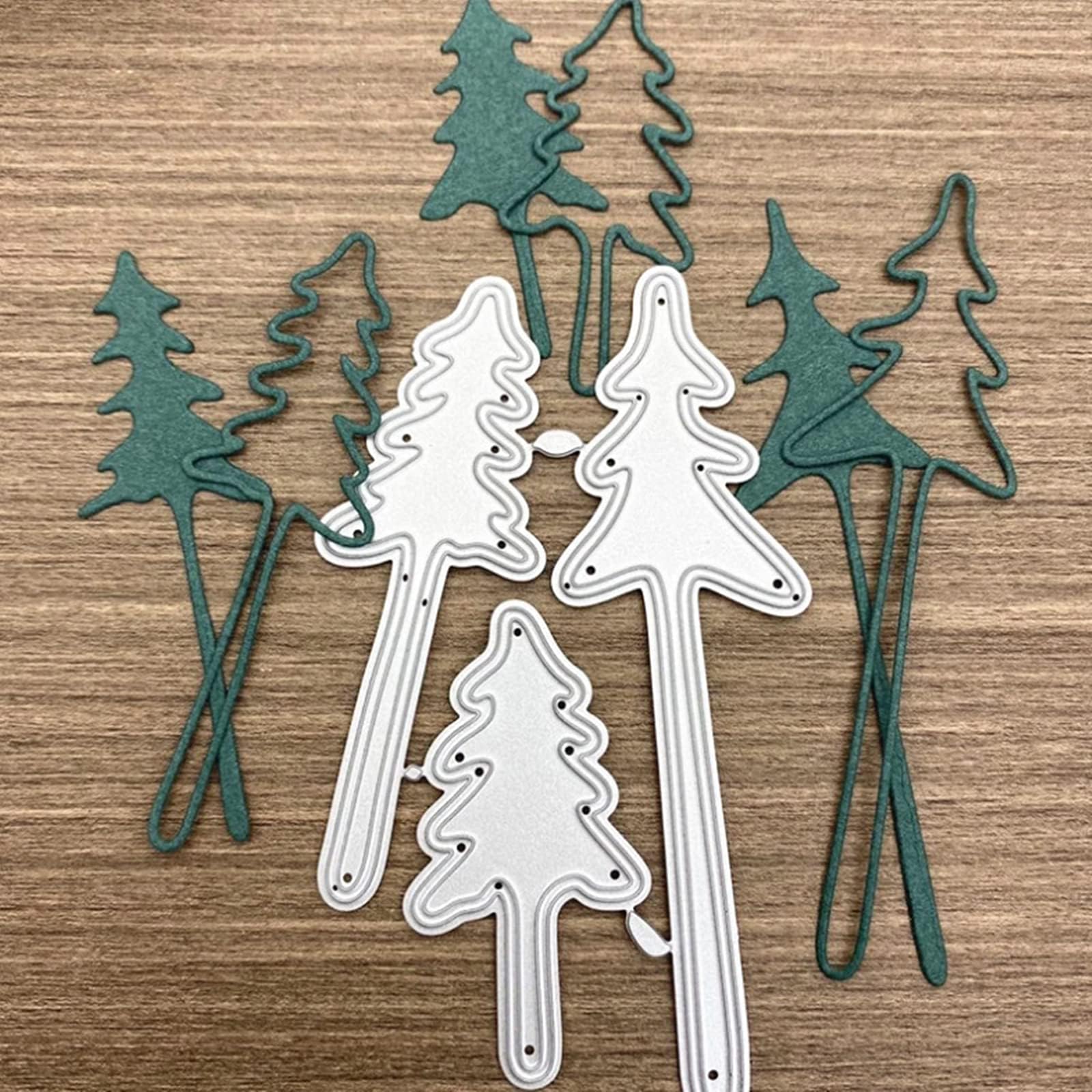 Amazon.com: Landscape Christmas Tree Metal Die Cuts,Merry Christmas ...