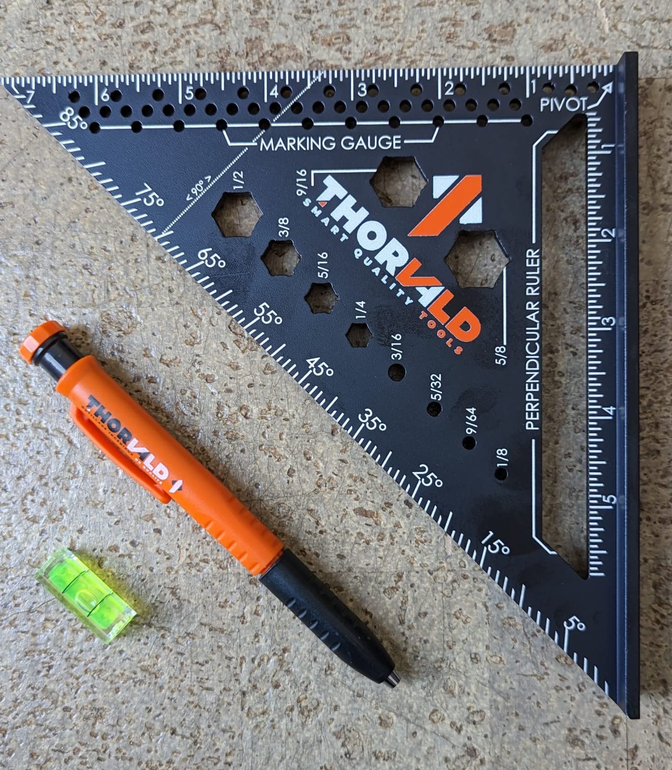 $5/mo - Finance Thorvald 6-in-1 Carpenter Square Tool - 180mm Multi ...