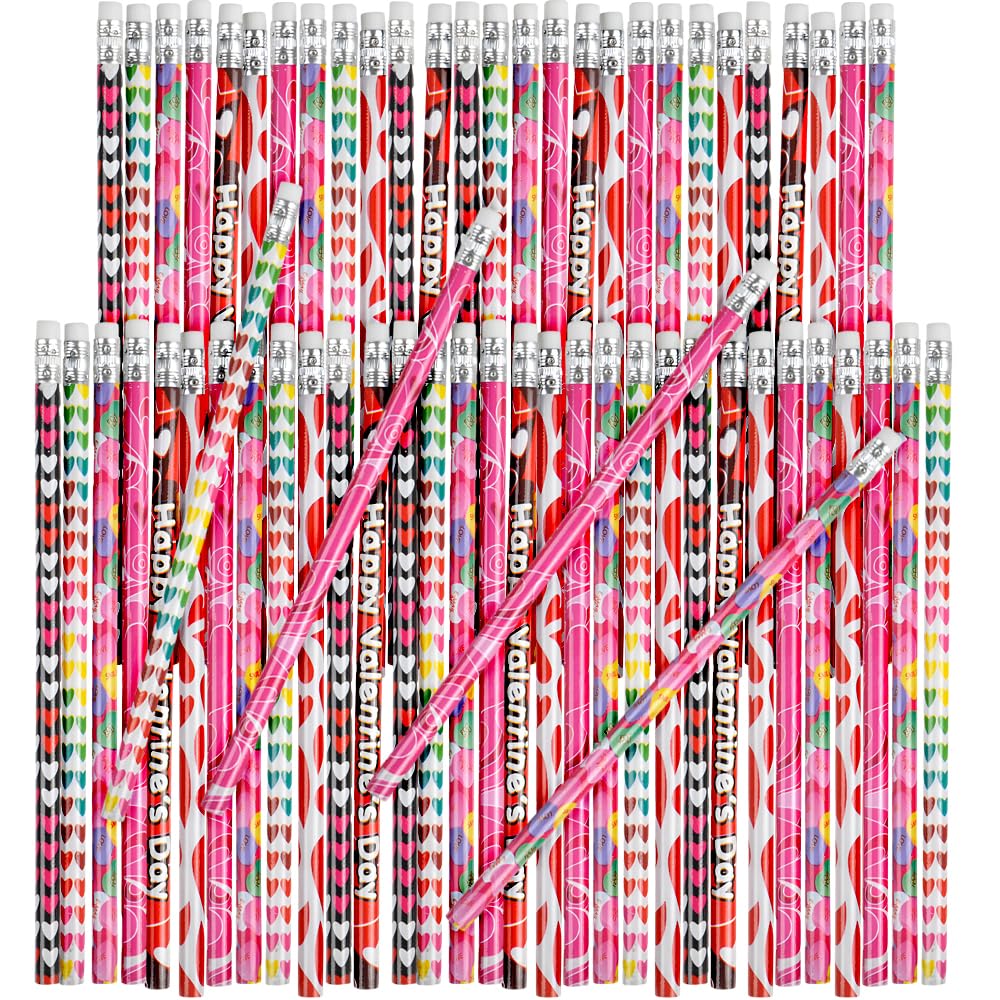 Valentine's Day Pencils For Kids Valentine's Day Printable Pencil Cards ...