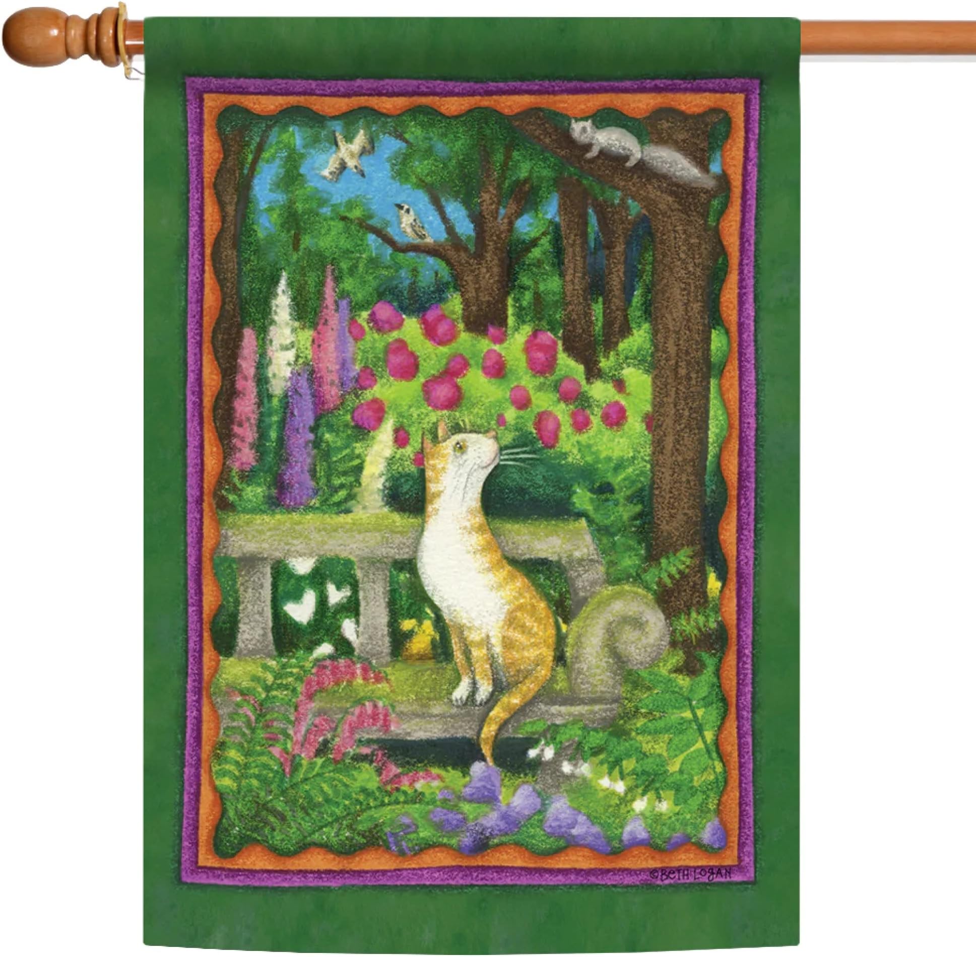 Amazon.com : Toland Home Garden 1010288 Spring Blooms Spring Flag 28x40 ...