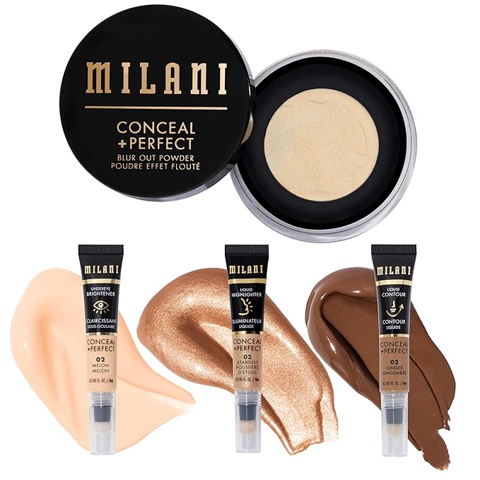 Amazon.com : Milani Conceal + Perfect Blur Out Powder and Facelift ...