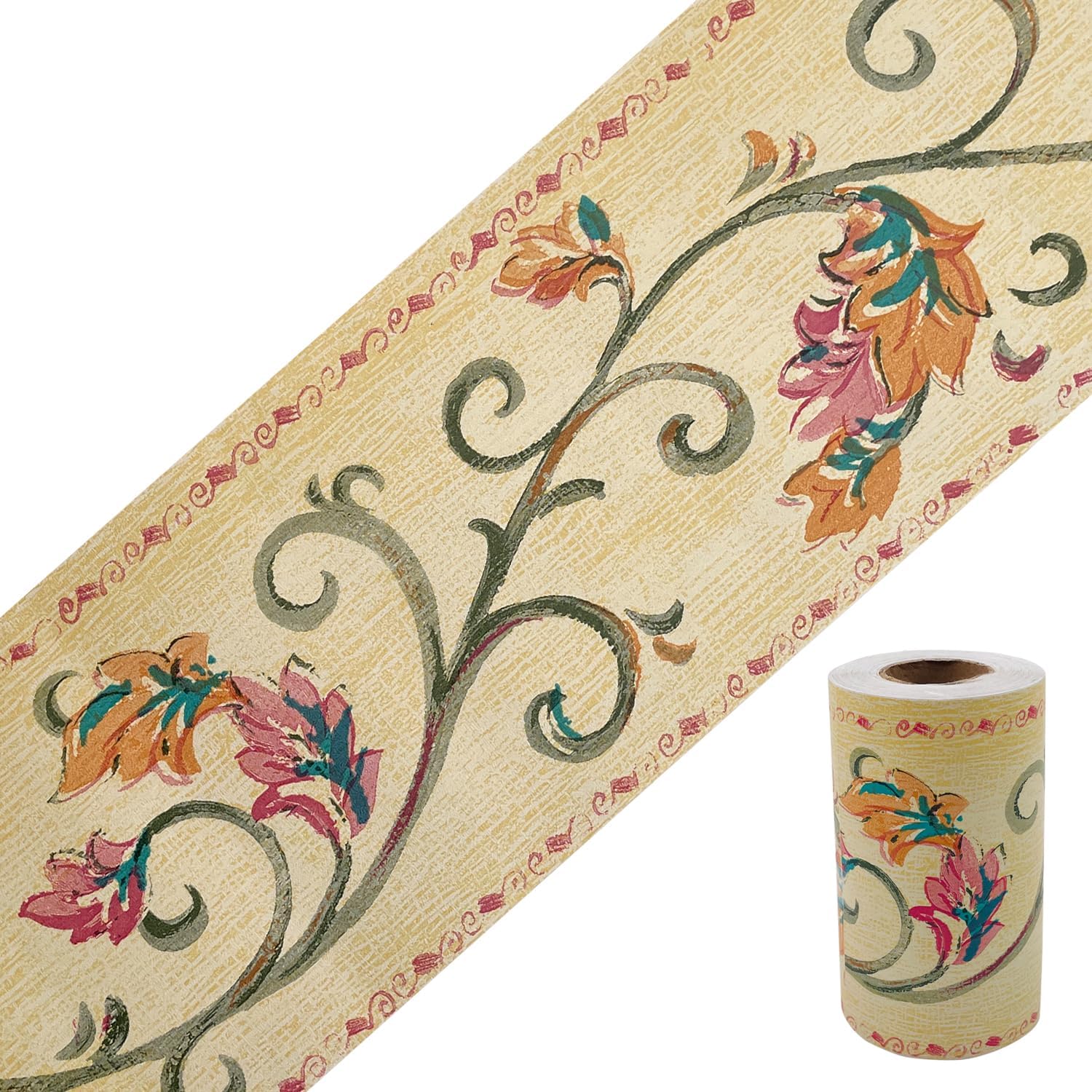 Chesapeake HTM48532B Ruby Moss Hummingbird Garden Wallpaper Border ...