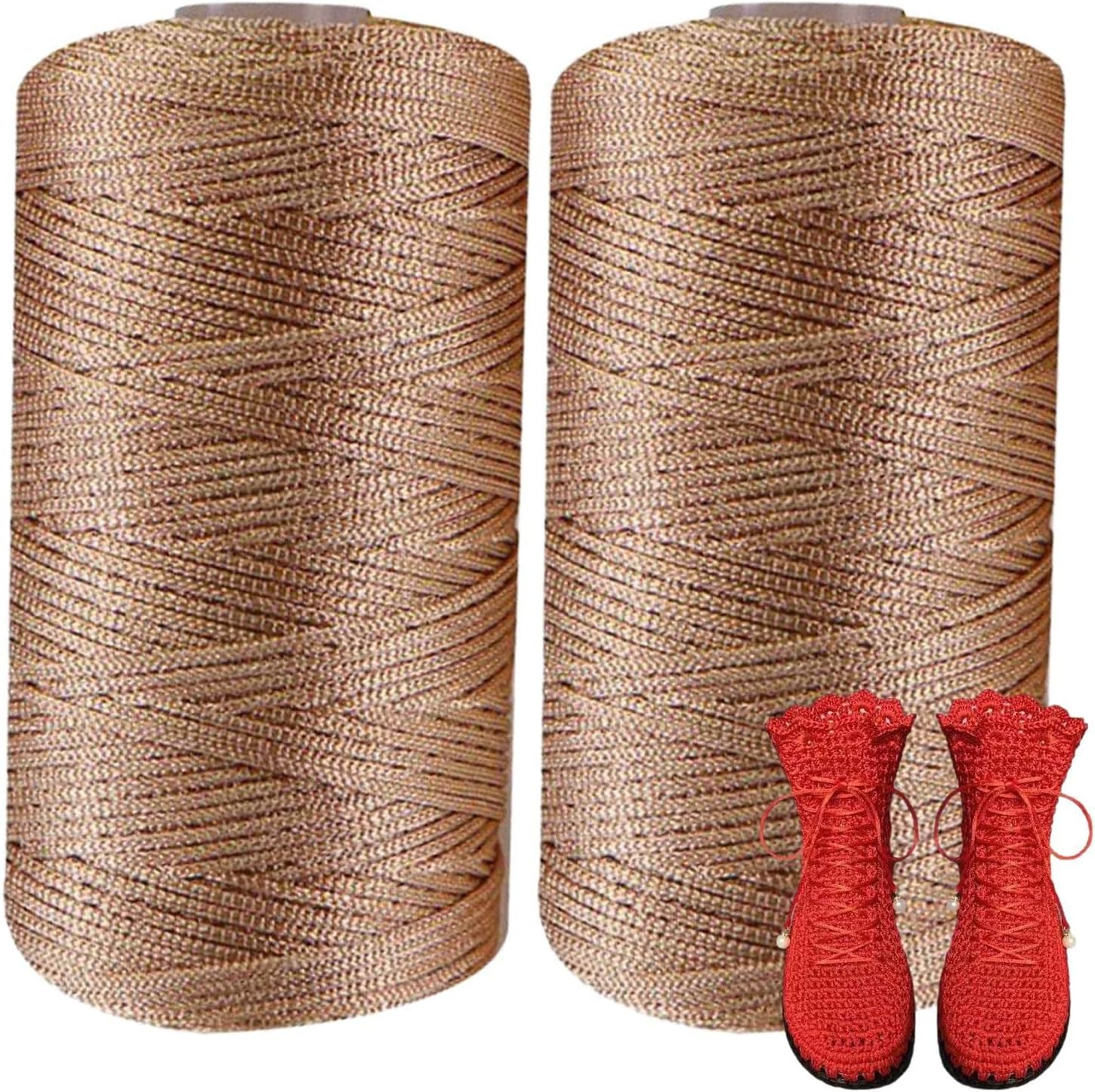 Amazon.com: Soft Cord Nylon Yarn | Knitting Materials Beach Bag Yarn ...
