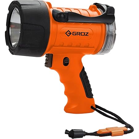 Groz Rechargeable Torch 7W (LED) with 400m Beam Range | Light and ...