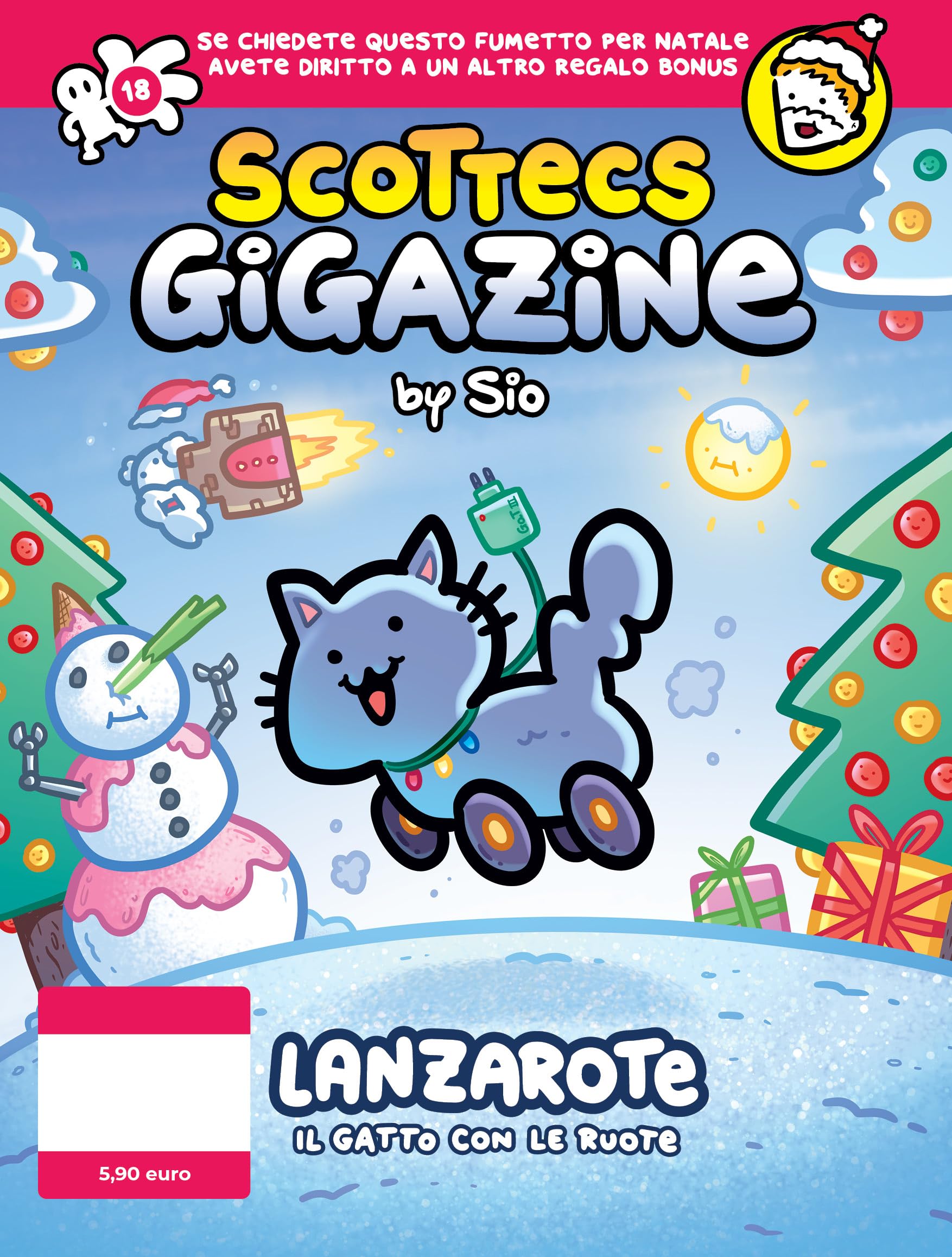 Scottecs Gigazine 18 - Lanzarote il gatto con le ruote: Vol. 18 : Sio ...