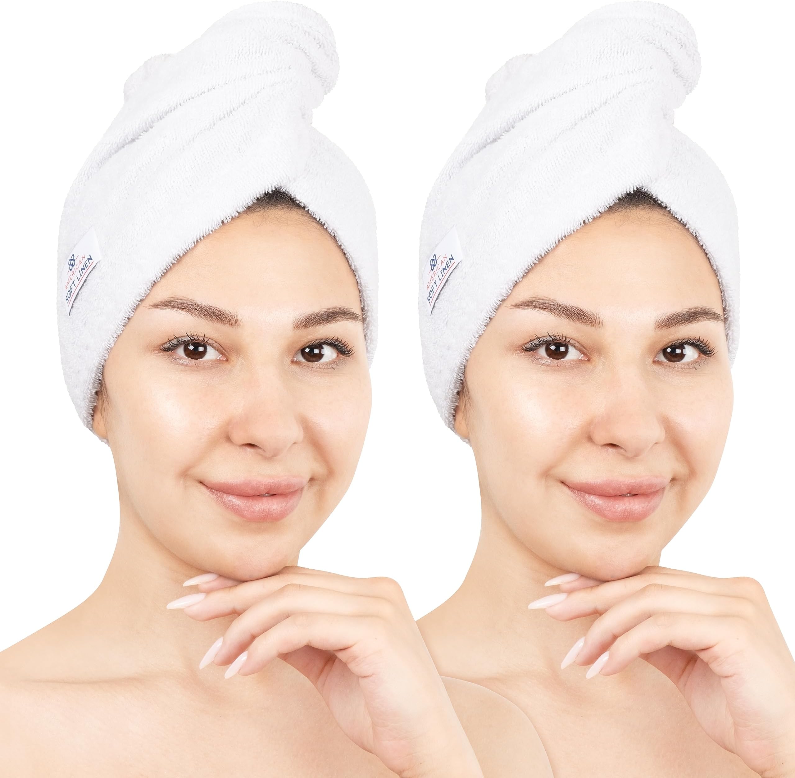 Amazon.com: Turbie Twist 3-Pack Cotton Hair Towel Wrap for Beauty ...