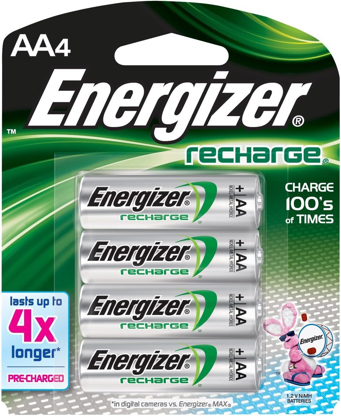 Amazon.com: Energizer Power Plus Rechargeable AA Batteries (2 Pack ...