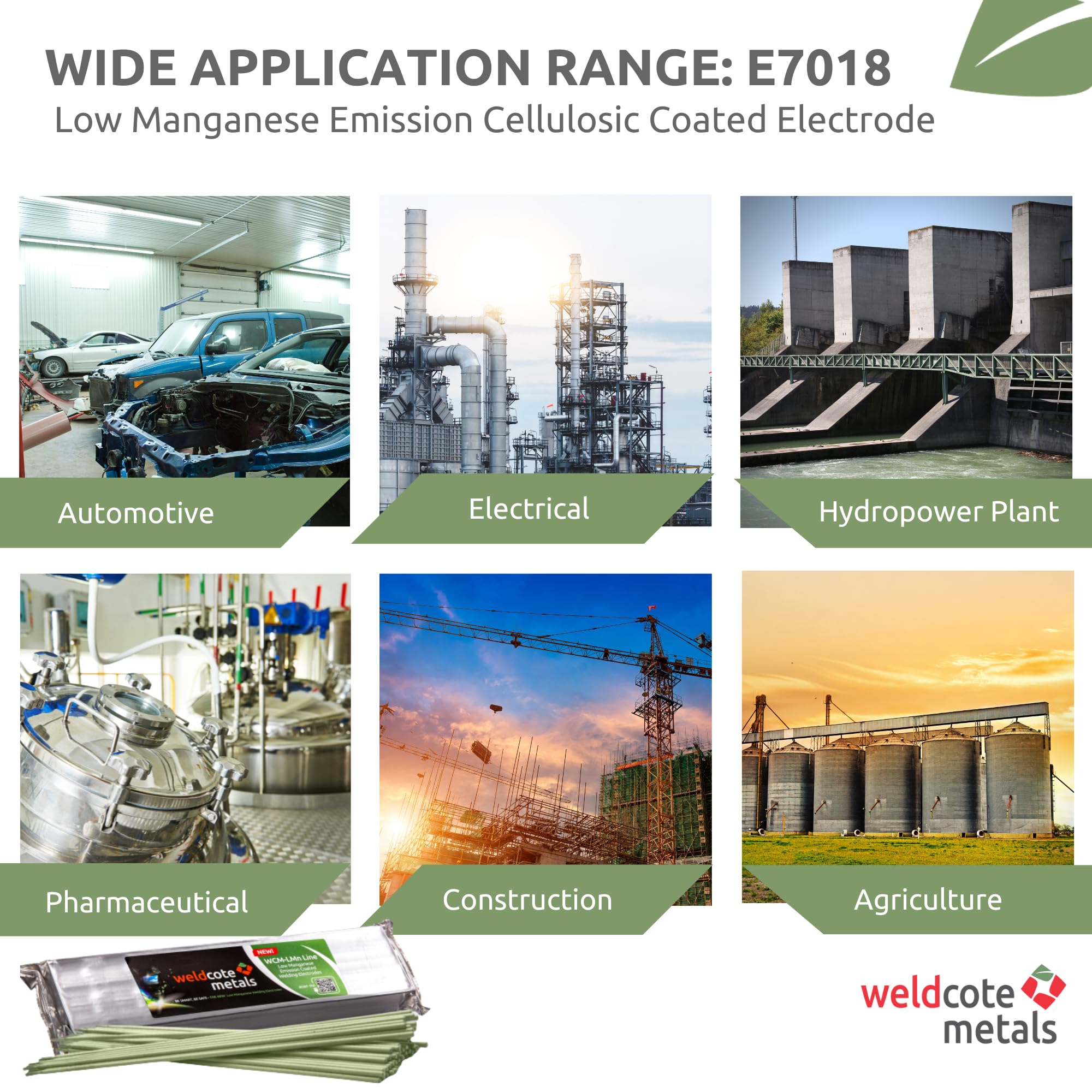 Snapklik.com : E 7018 Welding Rod 1/8" 10 Lbs, Low Manganese Emission ...