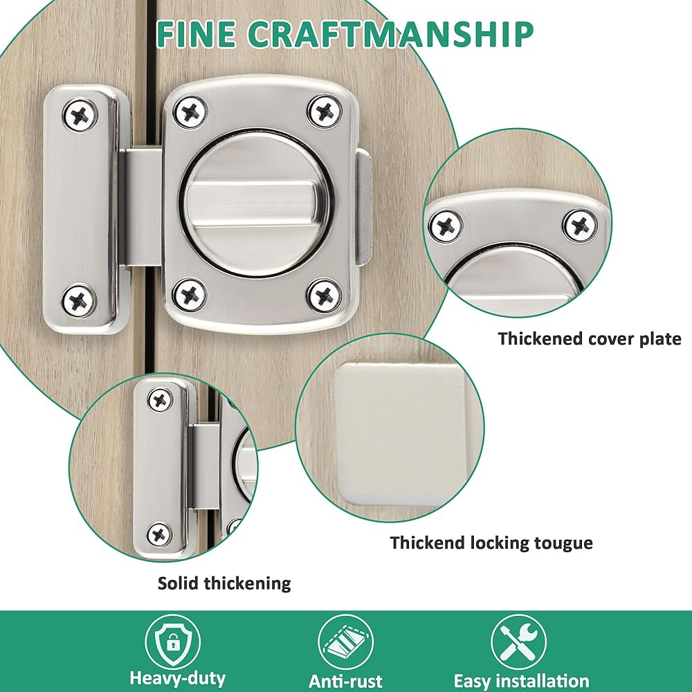 Swivel Bolt Gate Latch Double Side Barrel Bolt Philippines | Ubuy