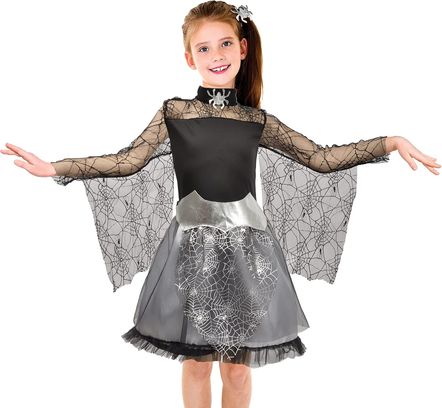Ciao Strega Spiderella costume travestimento bambina (Taglia 4-6 anni ...
