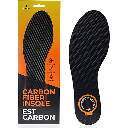 Amazon.com: Carbon Rigid Stabilizer Plate Insoles, Full Length, 1 Pair ...
