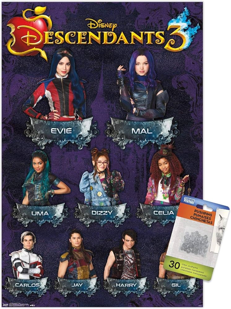Novel Concept Designs Descendants Ticket- Birthday Party