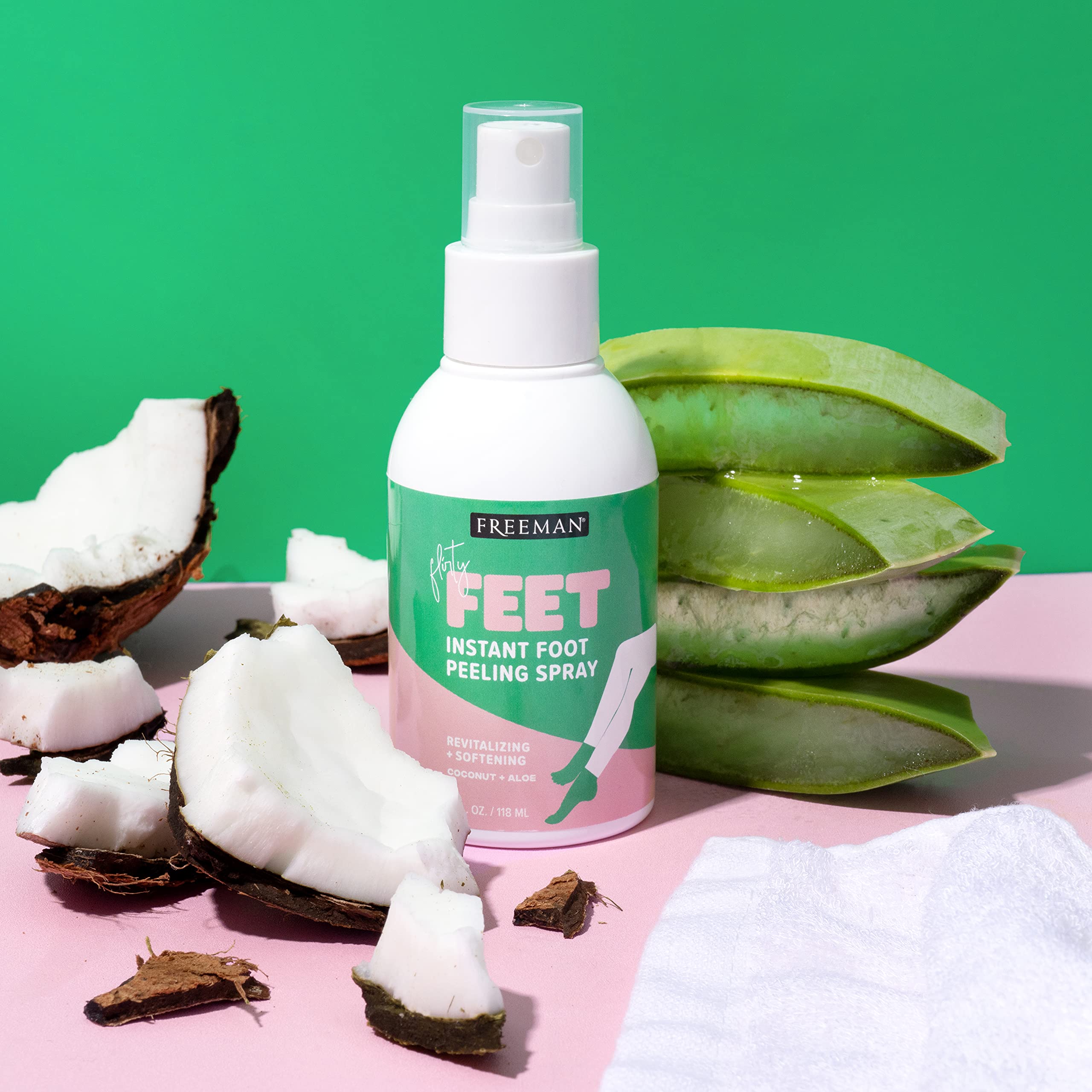 Buy Freeman Flirty Feet Coconut and Aloe Revitalizing & Softening ...
