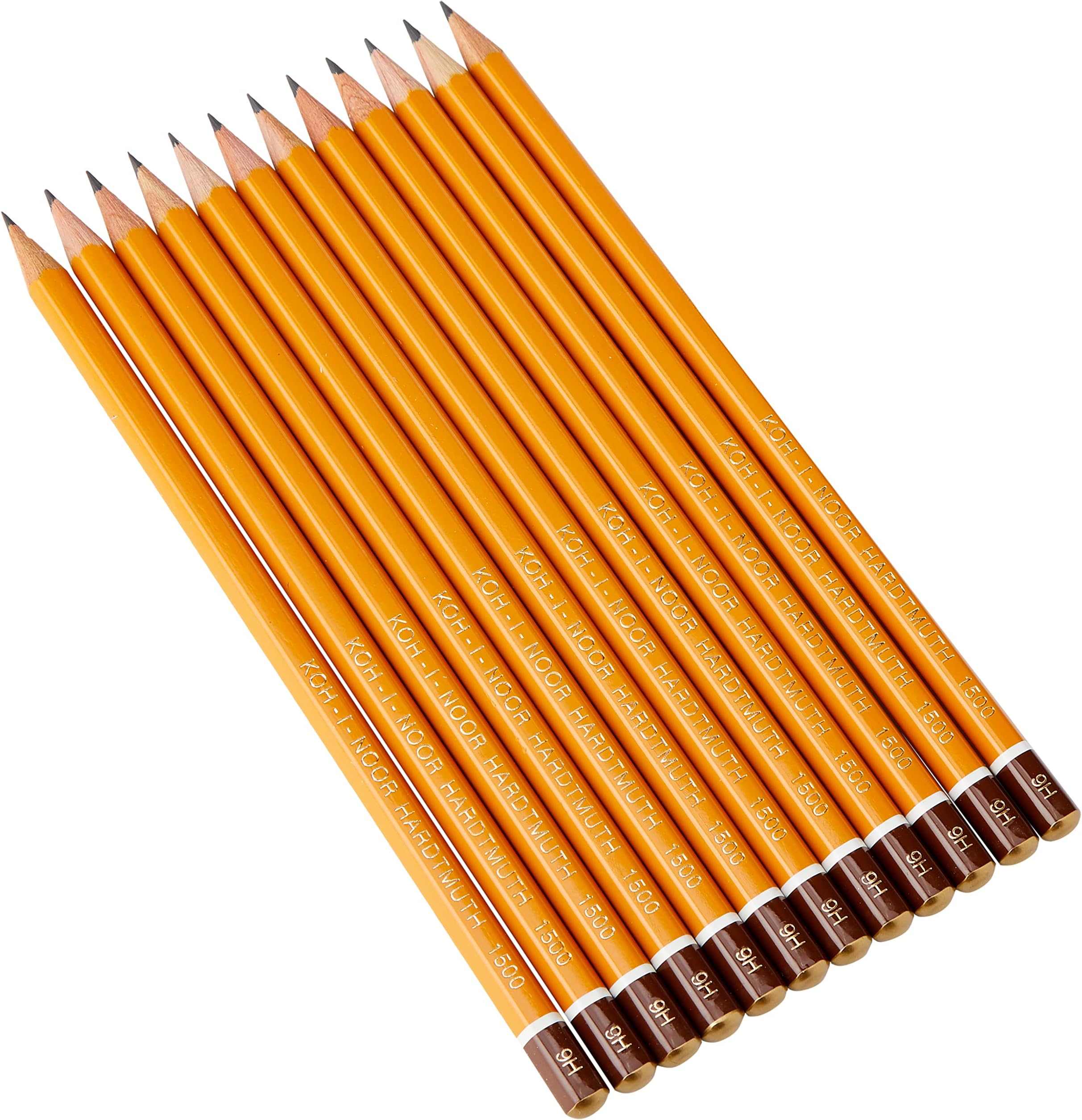 KOH-I-NOOR 10H Graphite Pencil (Pack of 12) : Amazon.co.uk: Stationery ...