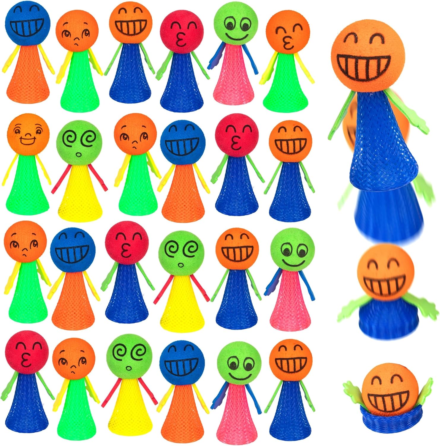 Amazon.com: Desyeryamimi 24 Pack Jumping Spring Rocket Launchers Popper ...