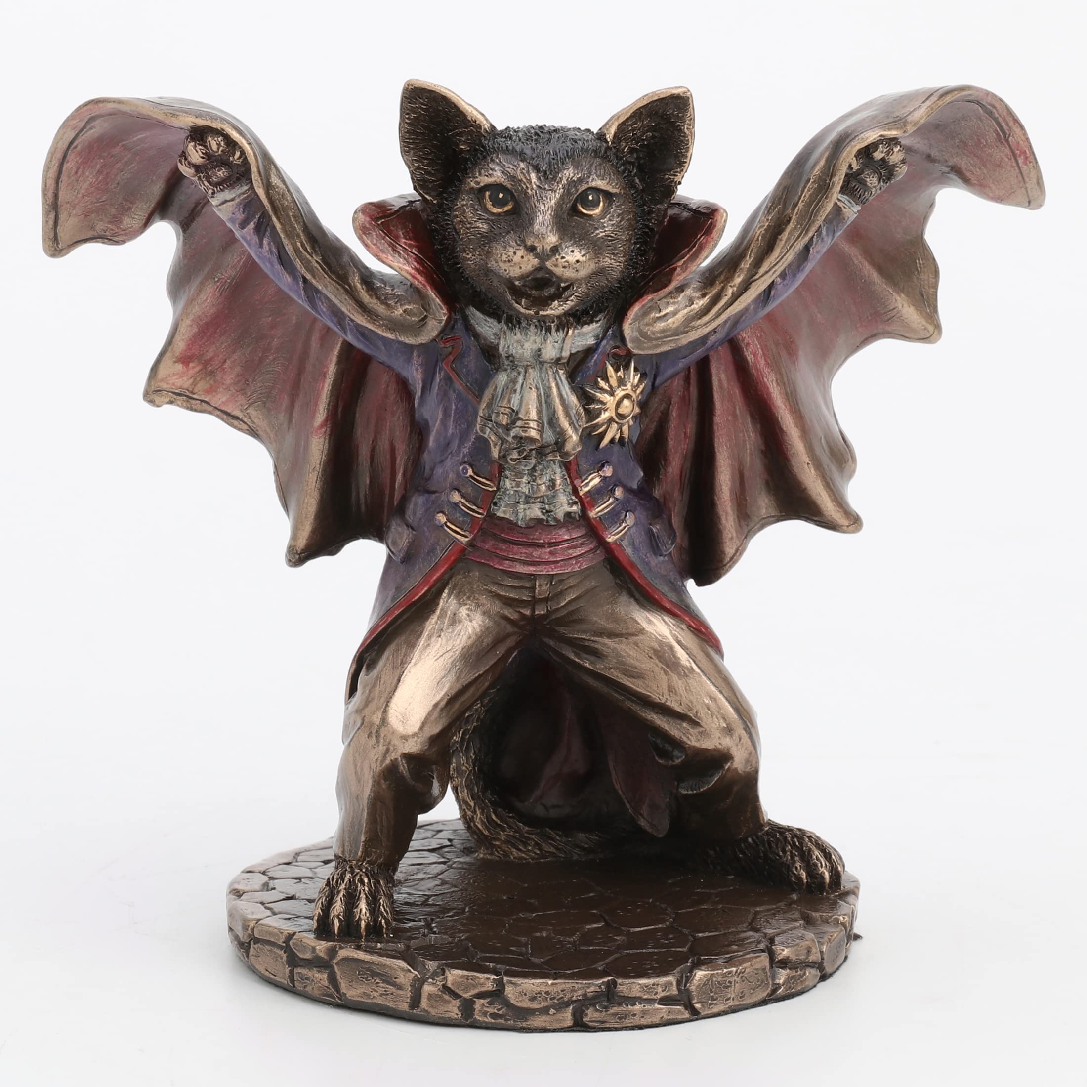Amazon.com: Veronese Design 5 1/8 Inch Vampire Cat Bat Pose Resin ...