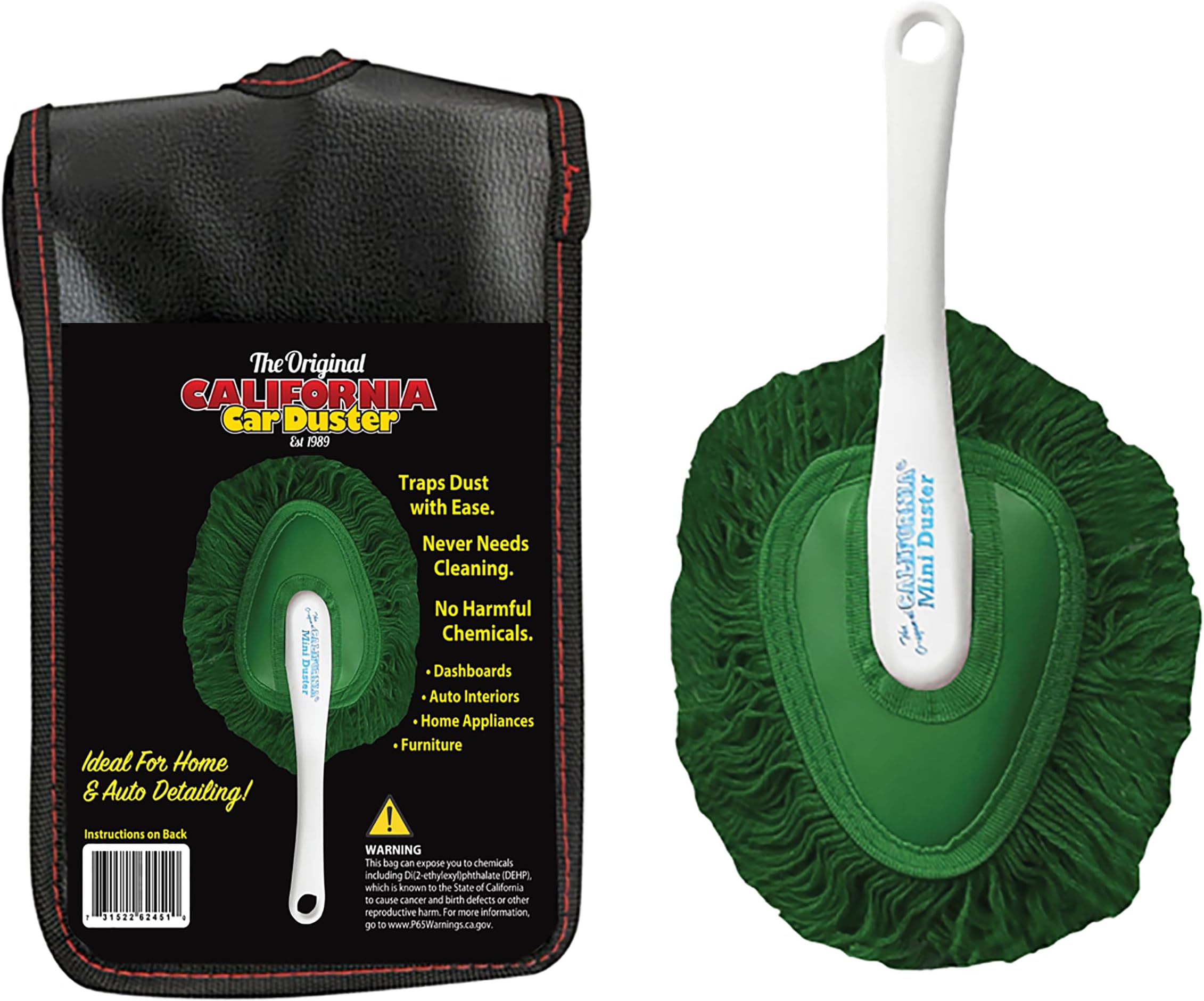 Amazon.com: California Car Duster Dash Duster Green 62461 with Storage ...