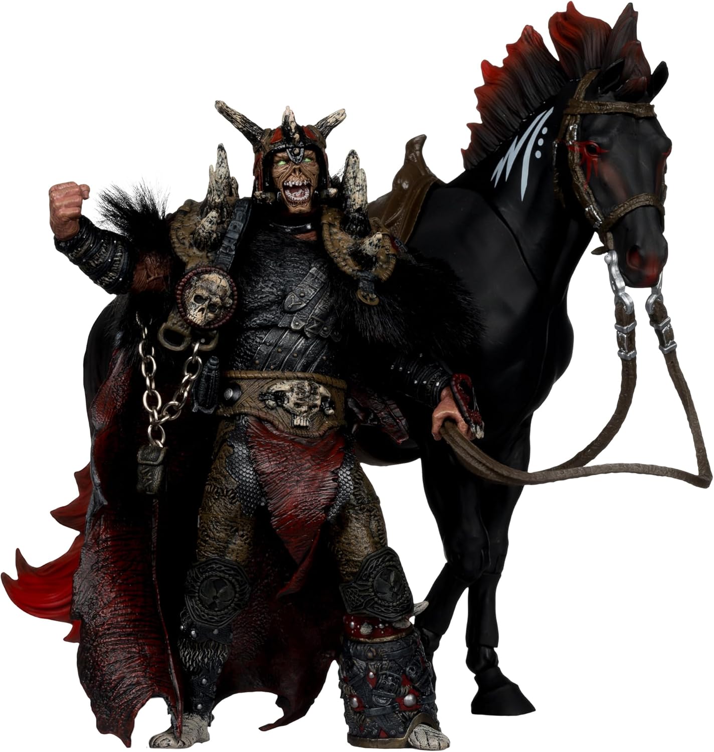 Amazon.com: McFarlane Toys - Bloodaxe with Horse (Spawn: The Dark Ages ...