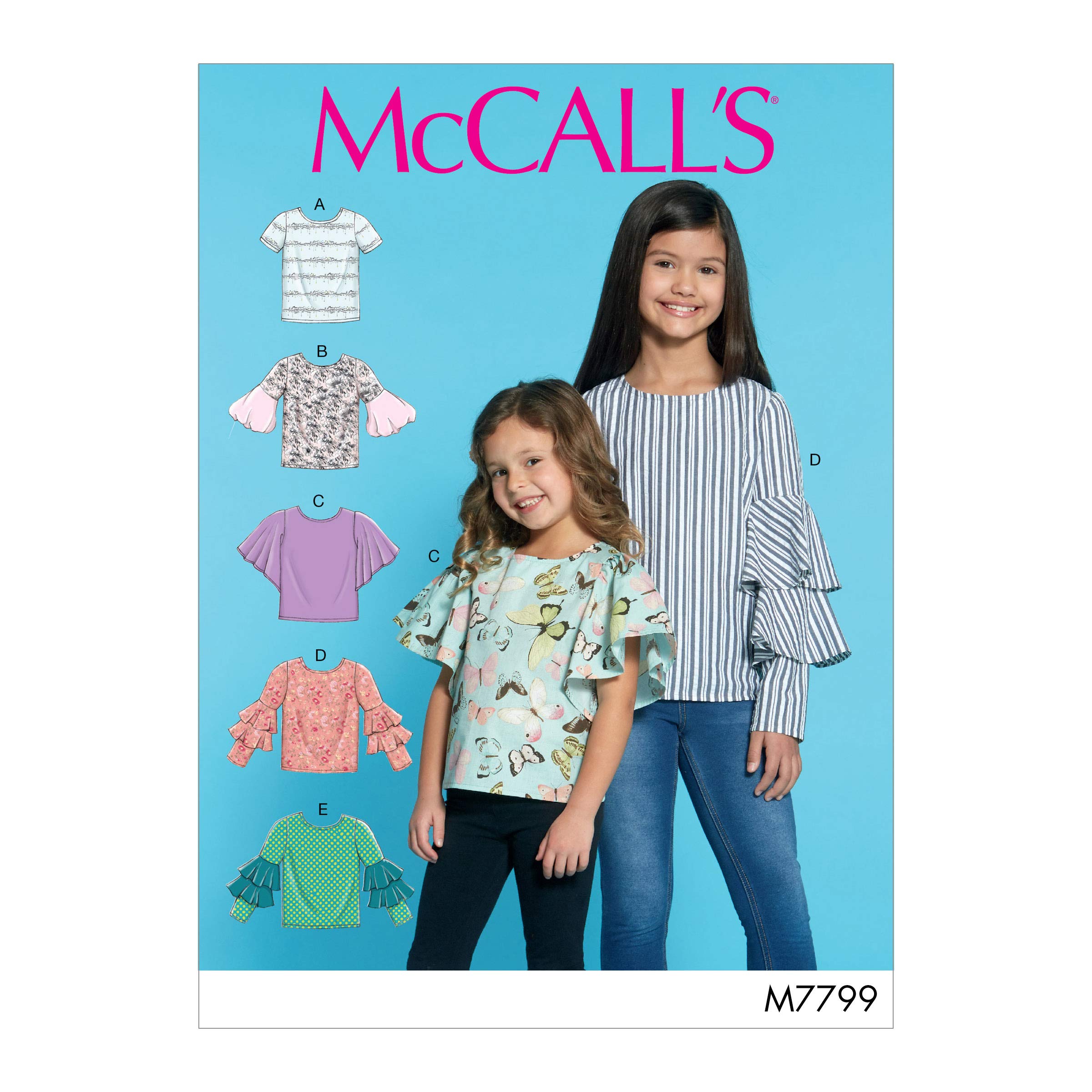 Amazon.com: McCall's Patterns MCC 7799 TOP MISSES DRESS SIZE 14-16-18 ...