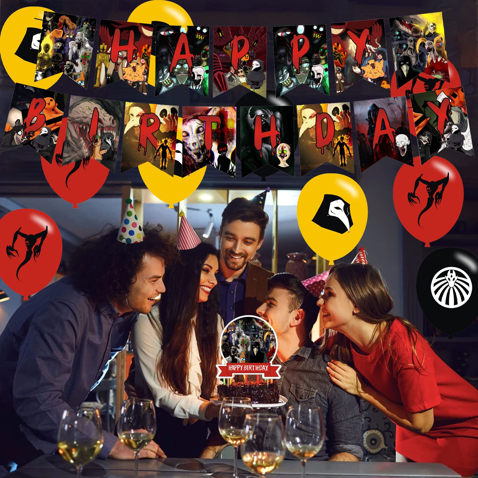 SCP Foundation Party Decorations,Birthday Party Supplies For SCP ...