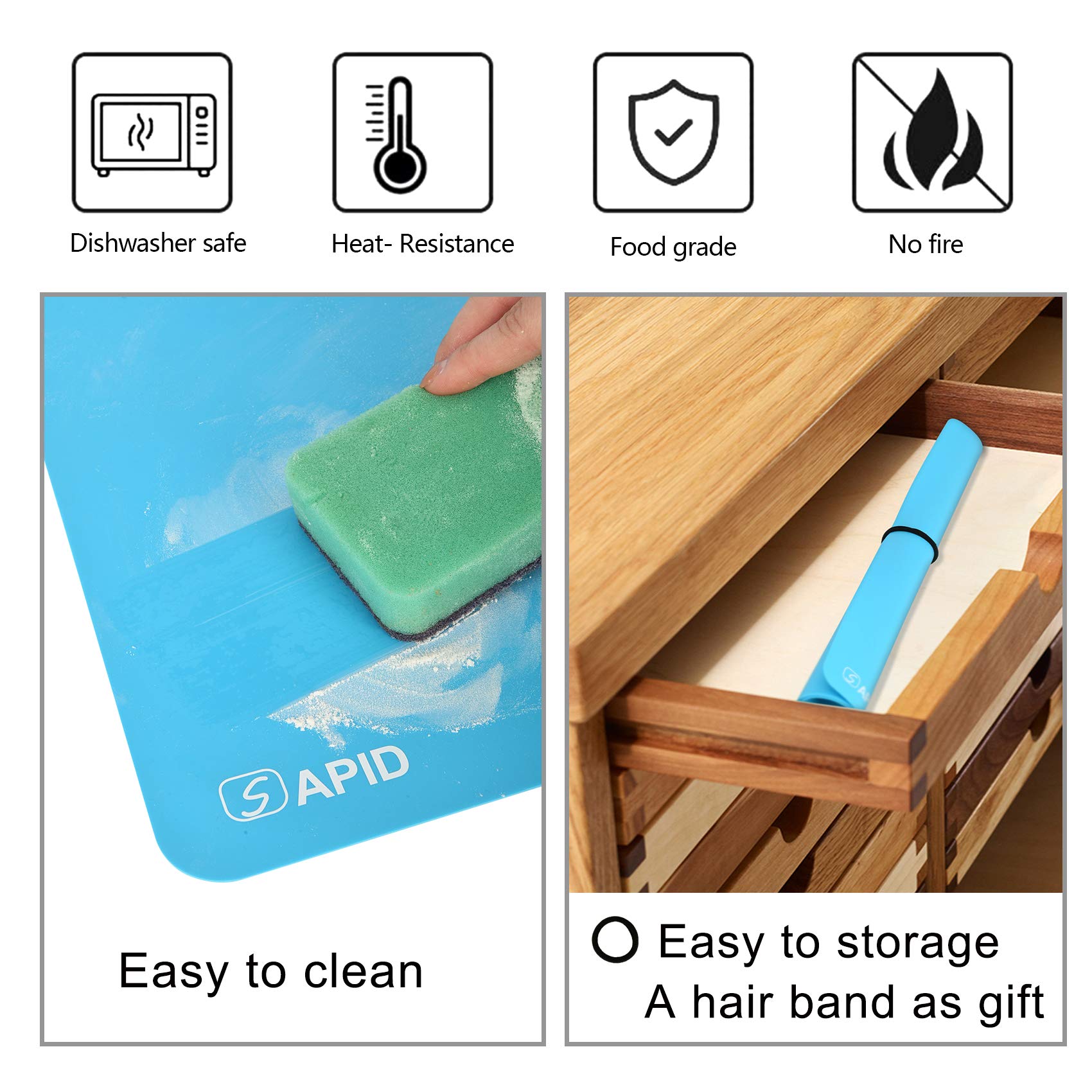 Snapklik.com : Sapid Extra Large Silicone Sheet For Crafts, Thick Silicone Jewelry Casting Mats ...