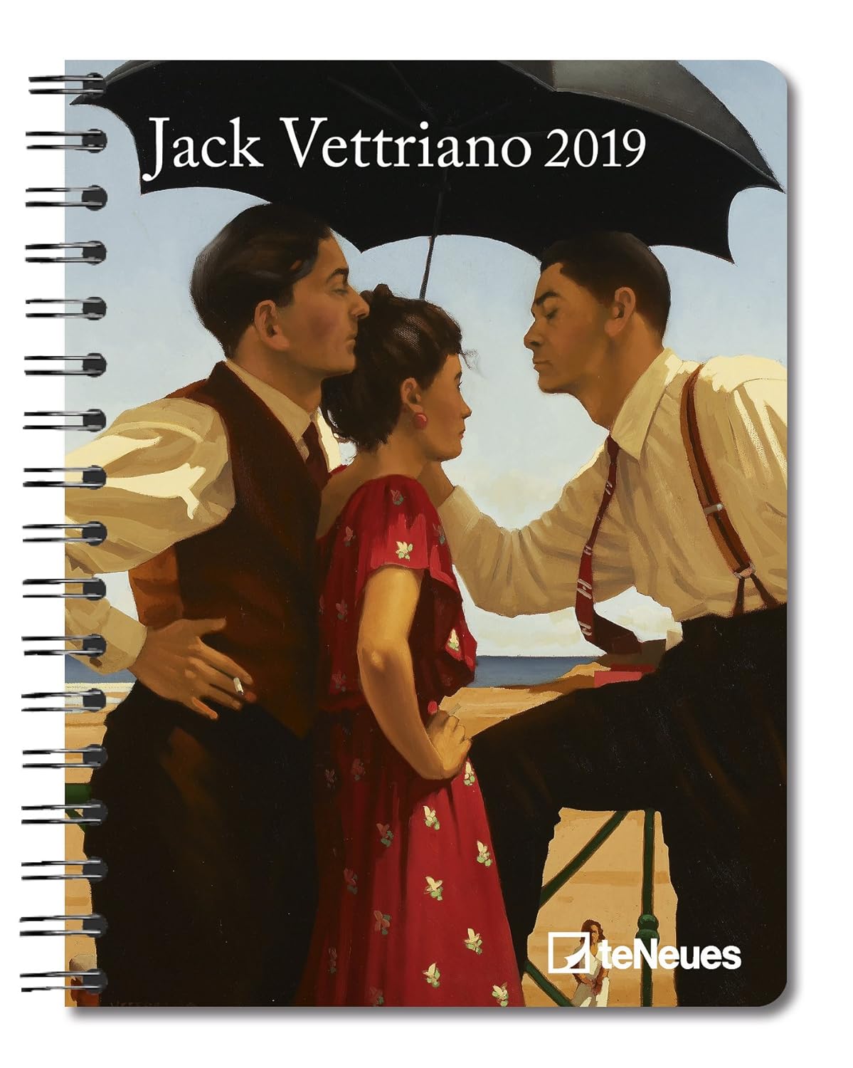 2019 Jack Vettriano Deluxe Diary - teNeues - 16.5 x 21.6 cm : teNeues ...