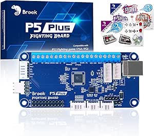 Brook P5 Plus Fighting Board with a Sticker - Pre-Installed Header ...