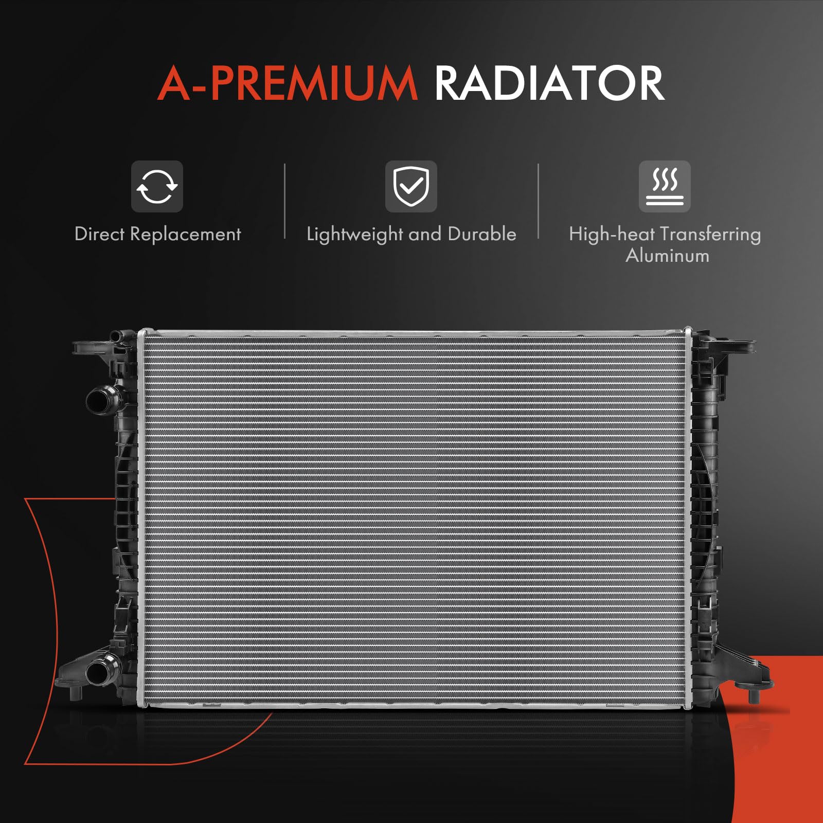 A-Premium Engine Coolant Radiator Assembly Without Oil Cooler ...