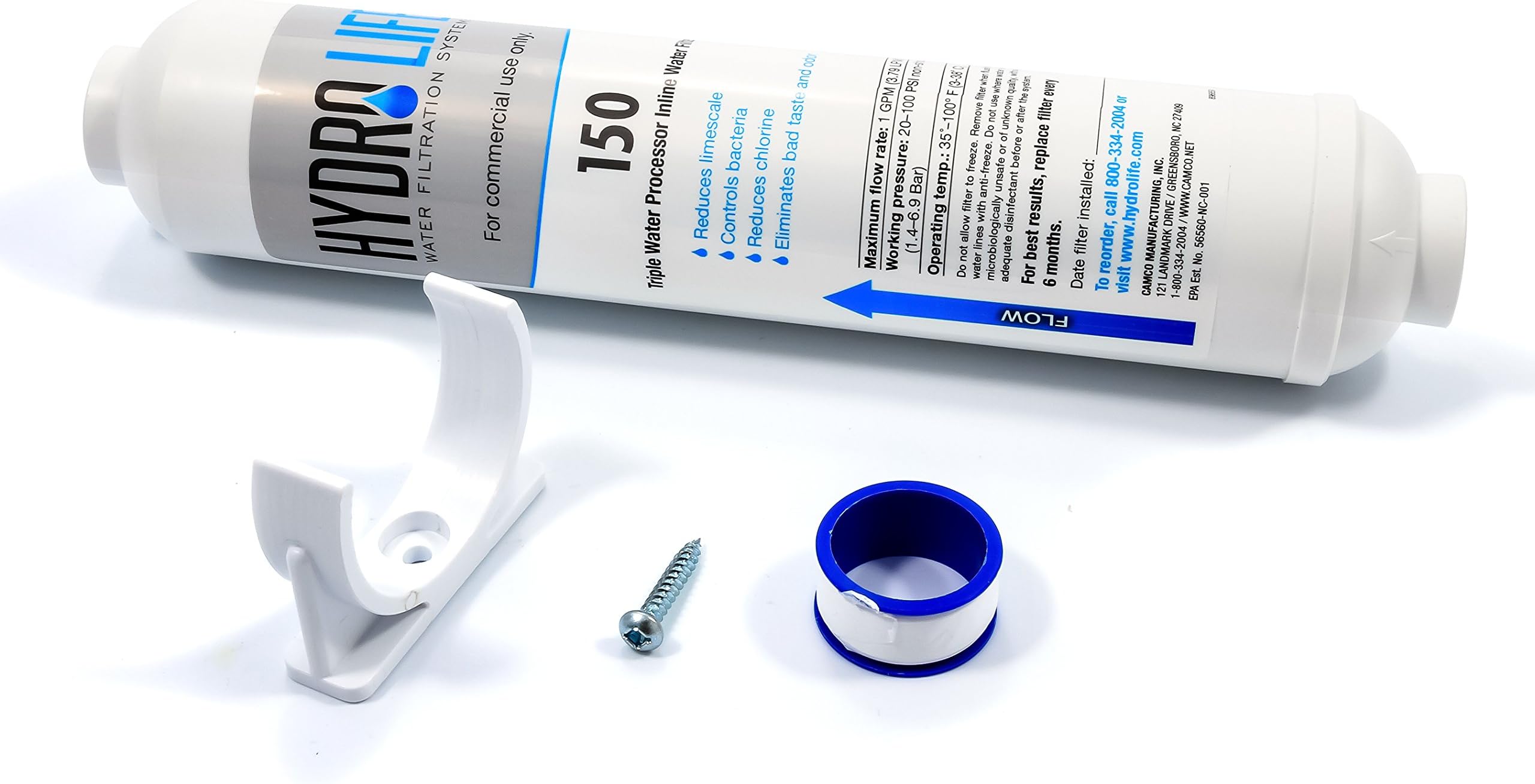 Amazon.com: Hydro Life 52601 100 Series 1/4" Model 150 Filtration ...