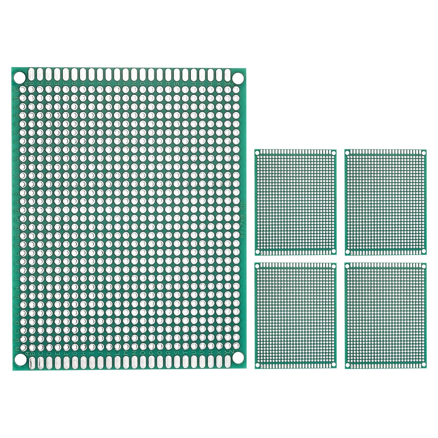 PATIKIL 9 x 7 cm Double Sided PCB Board, 5 Pcs 1.6 mm Thickness ...
