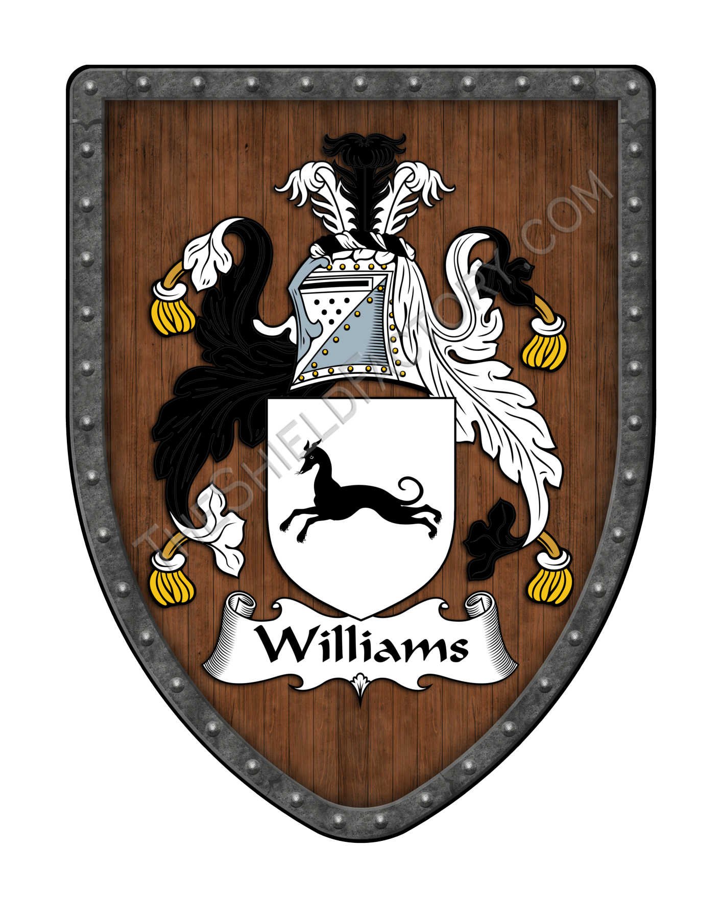 Williams Family Crest Williams Family Crest Cufflinks My Personal