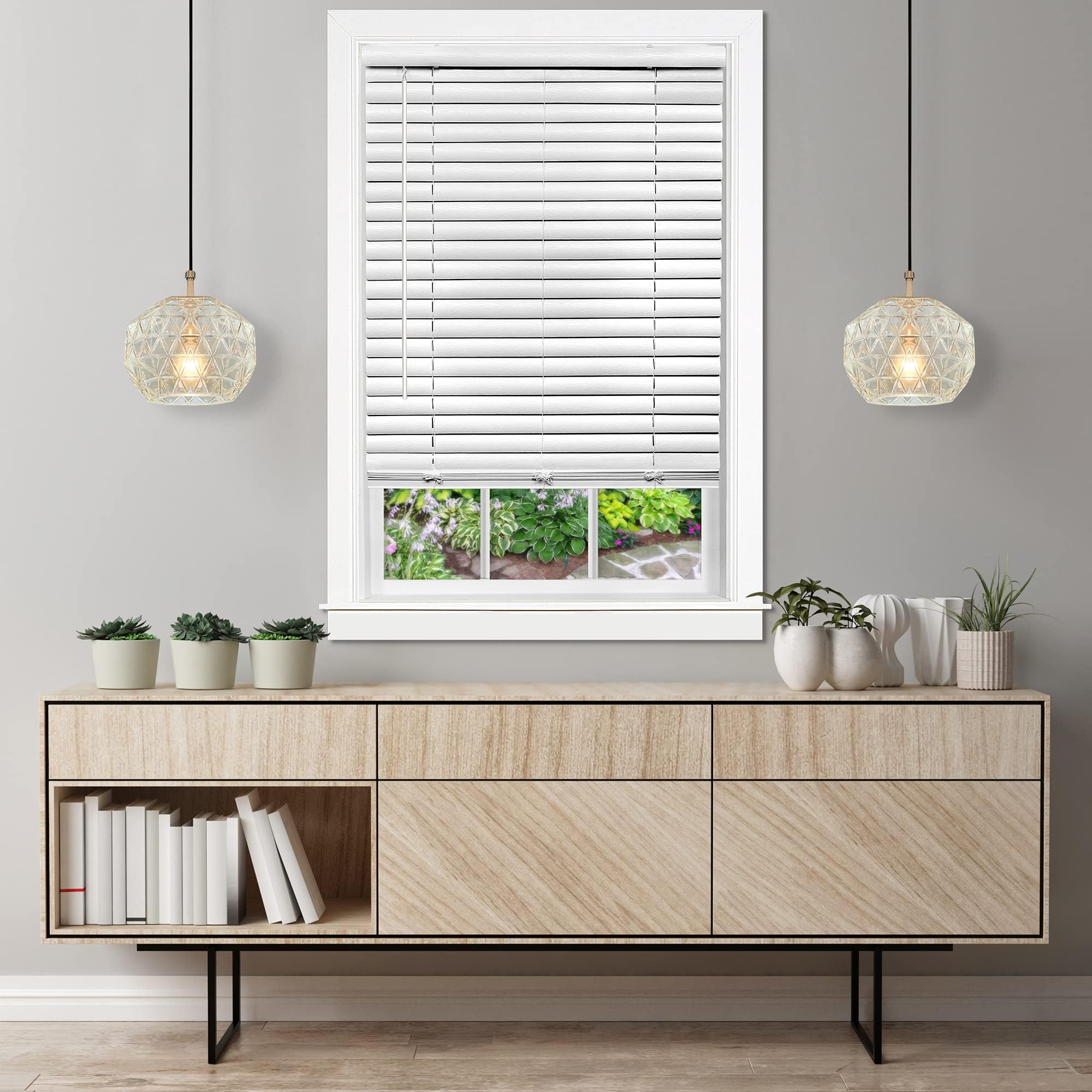 Amazon.com: PowerSellerUSA 1" Slats Cordless Window Blinds, 72L x 30W ...