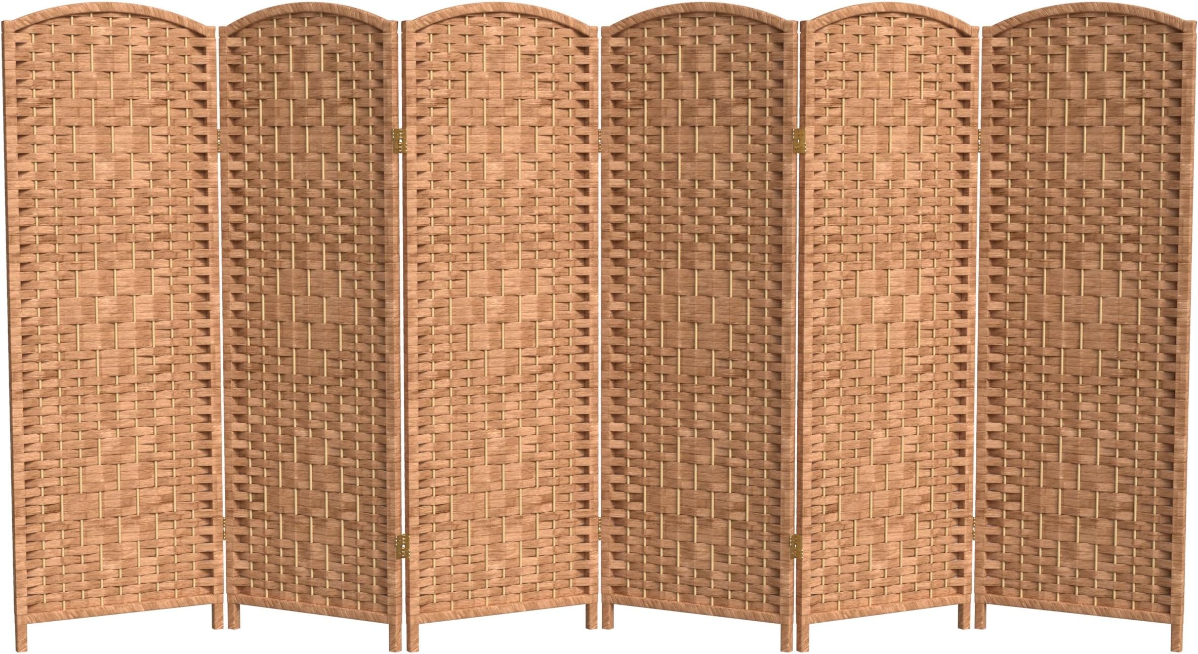 Amazon.com: Red Lantern 3 ft. Short Fiber Weave Folding Screen ...